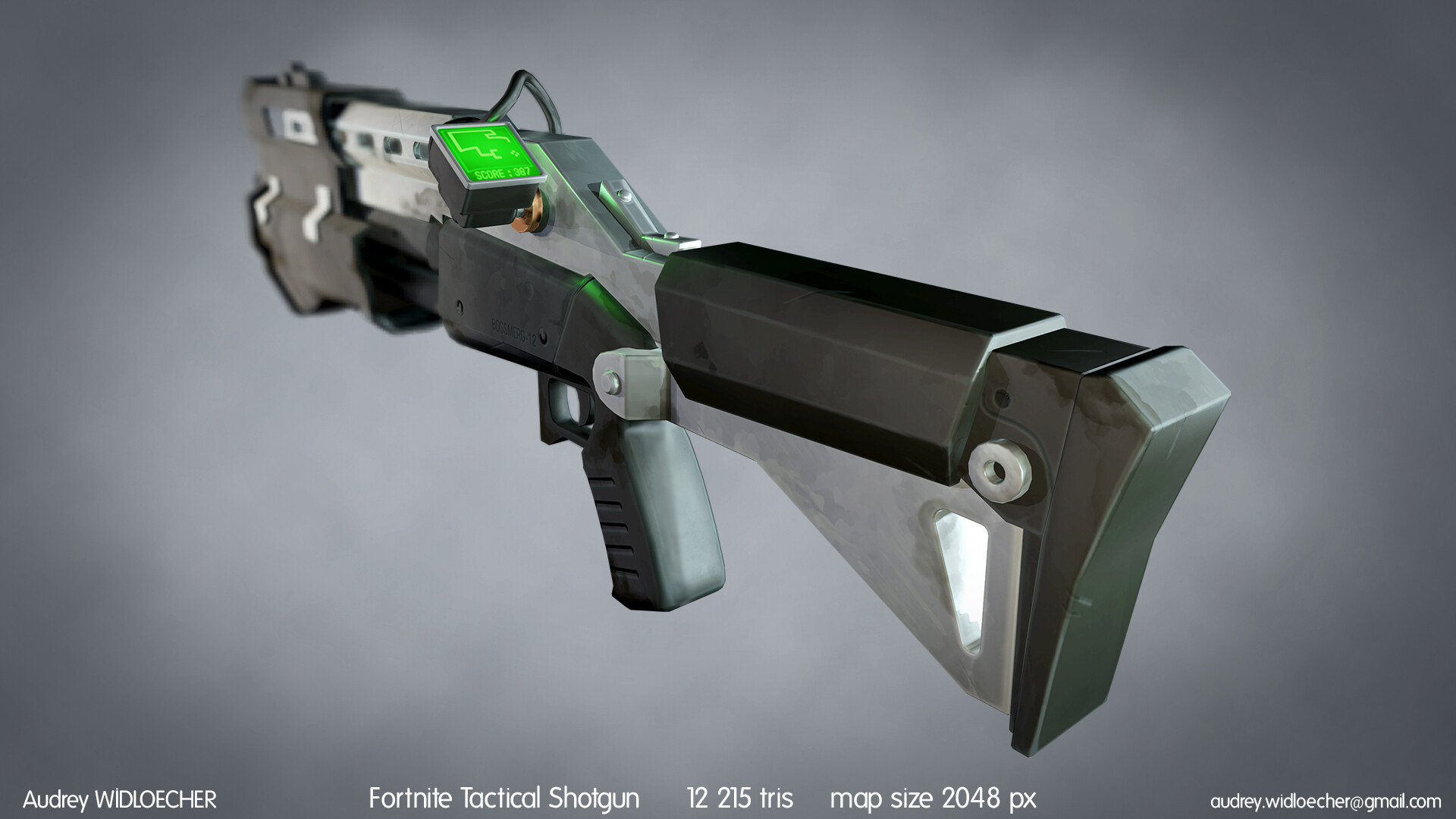 how to draw fortnite tactical shotgun
