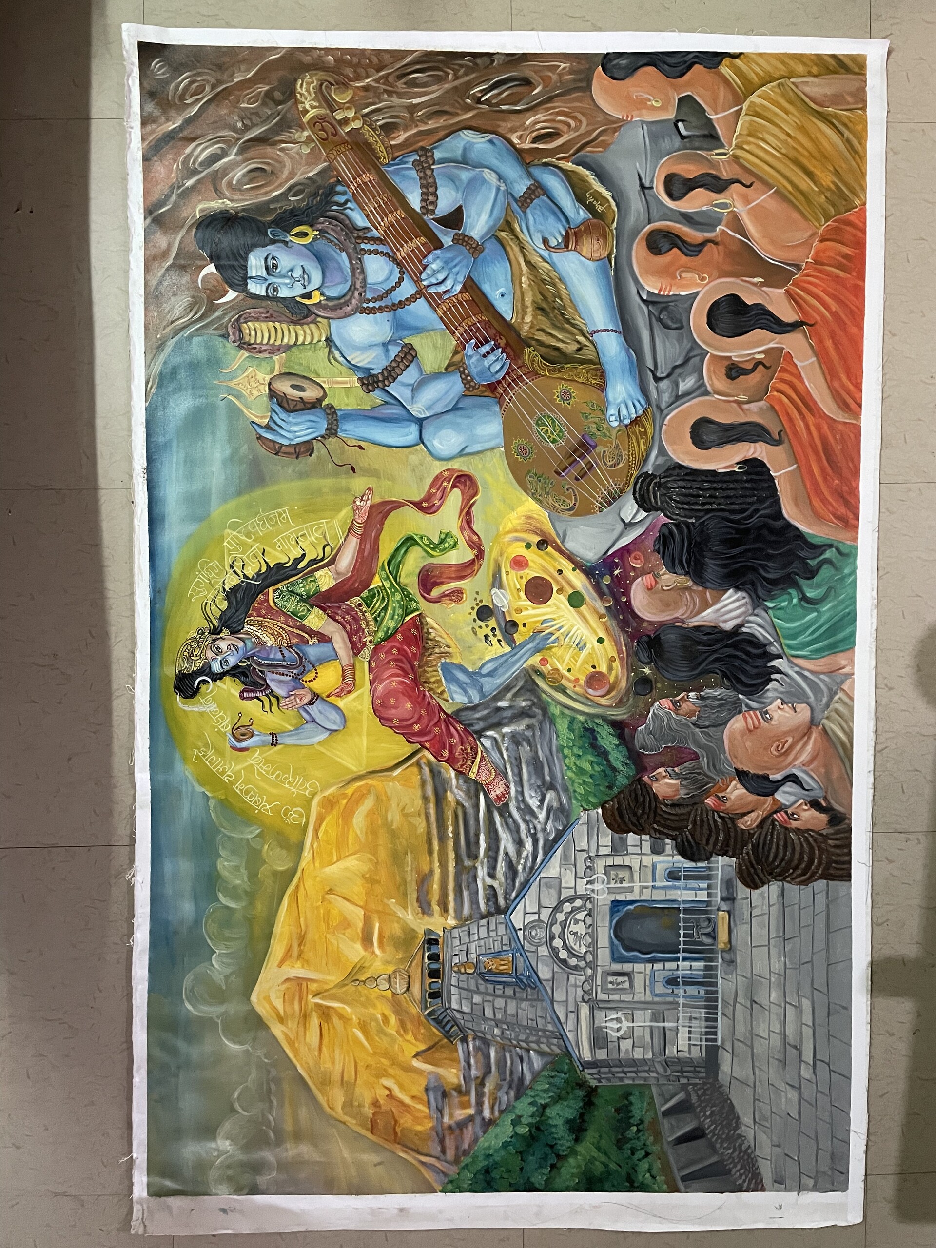 ArtStation - Cosmic music of Bhagwan Shiv