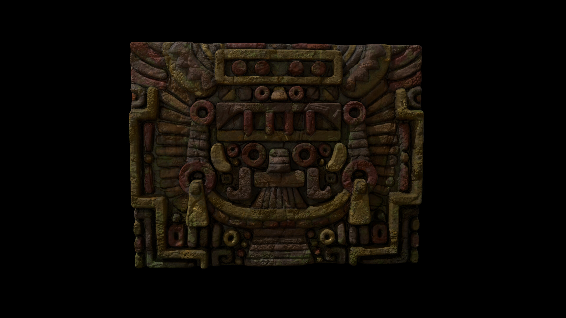 ArtStation - Mayan Wall Piece