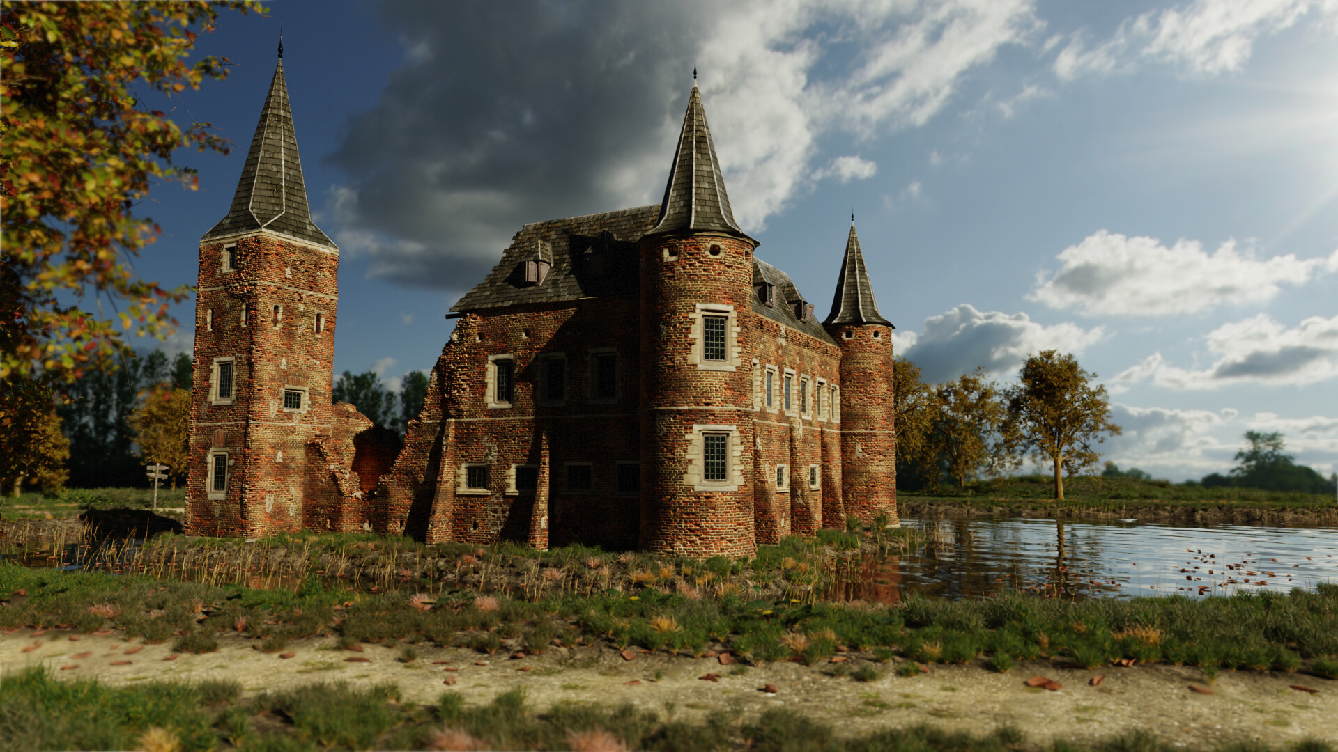 ArtStation - Castle Scene