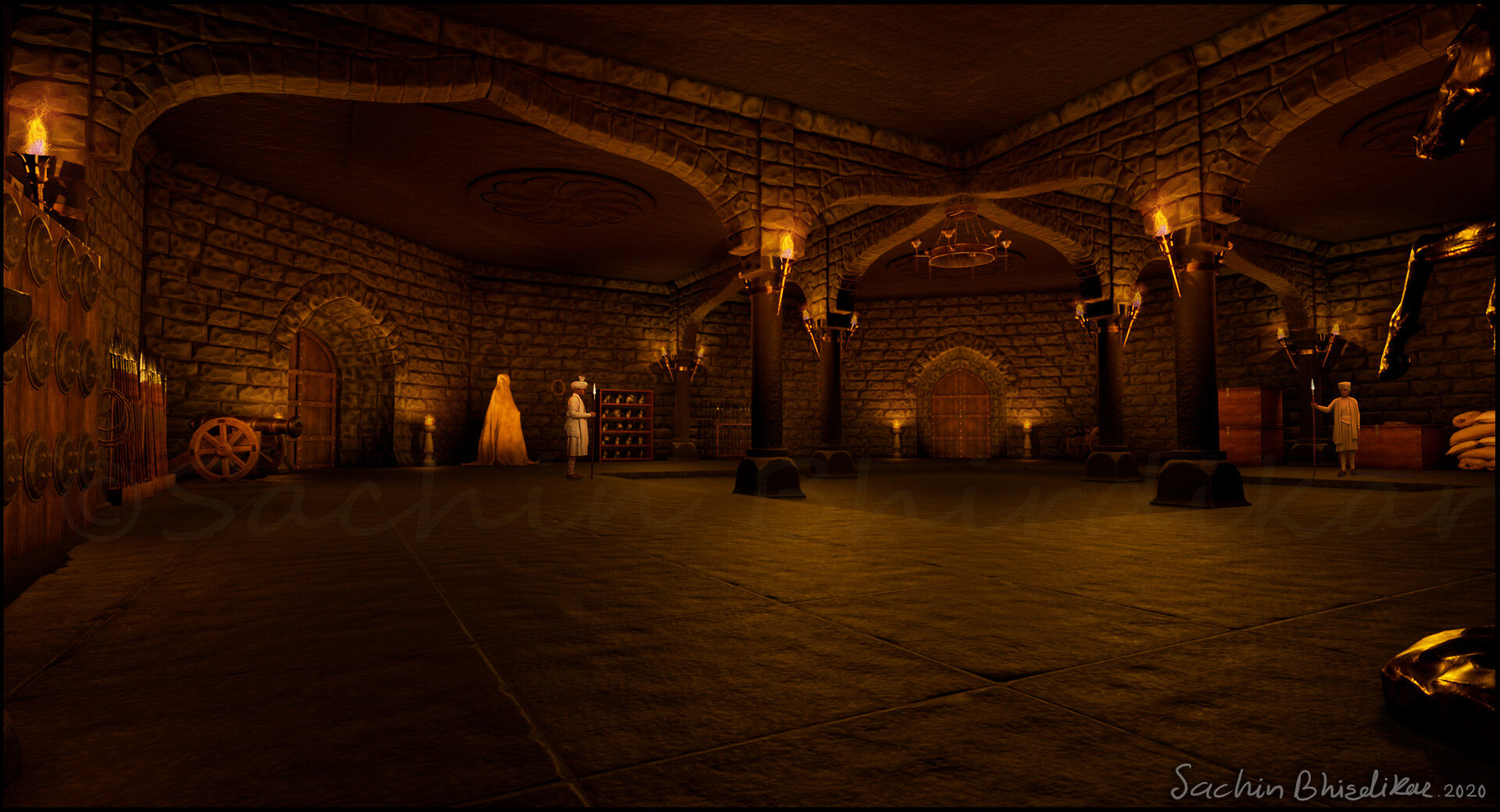 ArtStation - Medieval Bunker (2020)