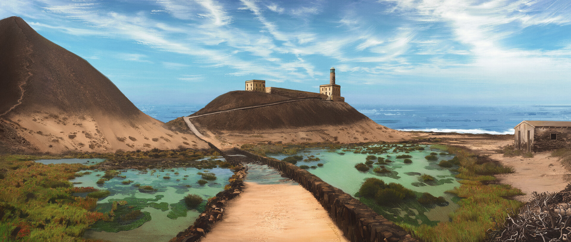 ArtStation - Desert lighthouse