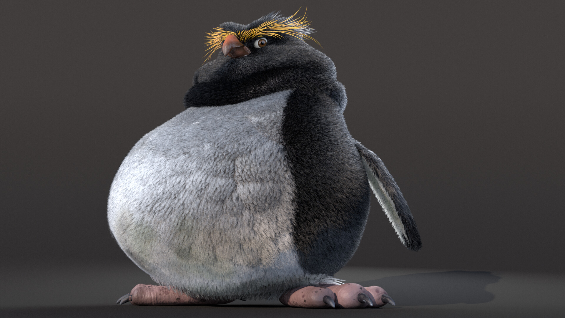 ArtStation - Rockhopper penguin
