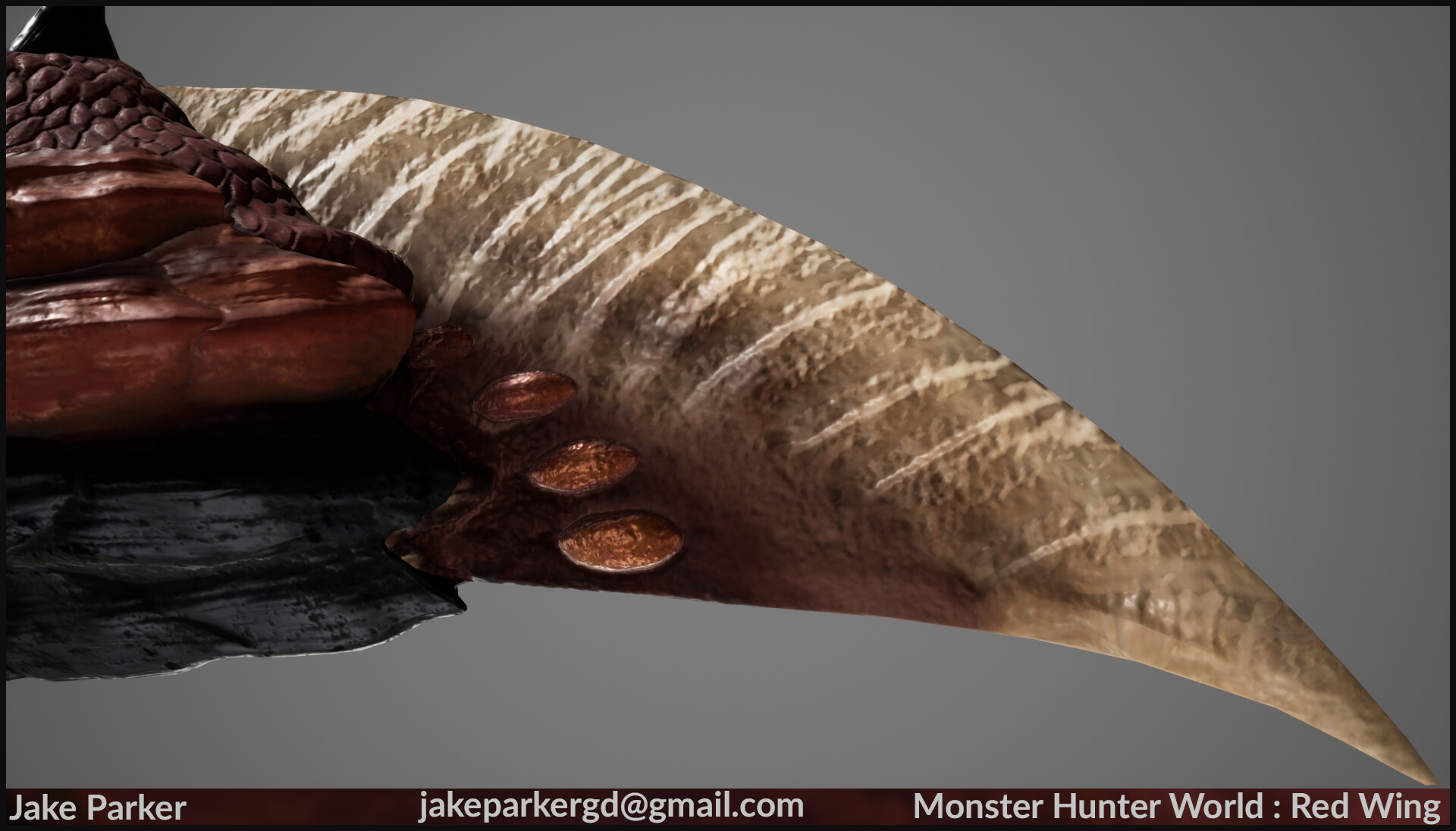 Jake Parker - Monster Hunter World : Red Wing Fan Art