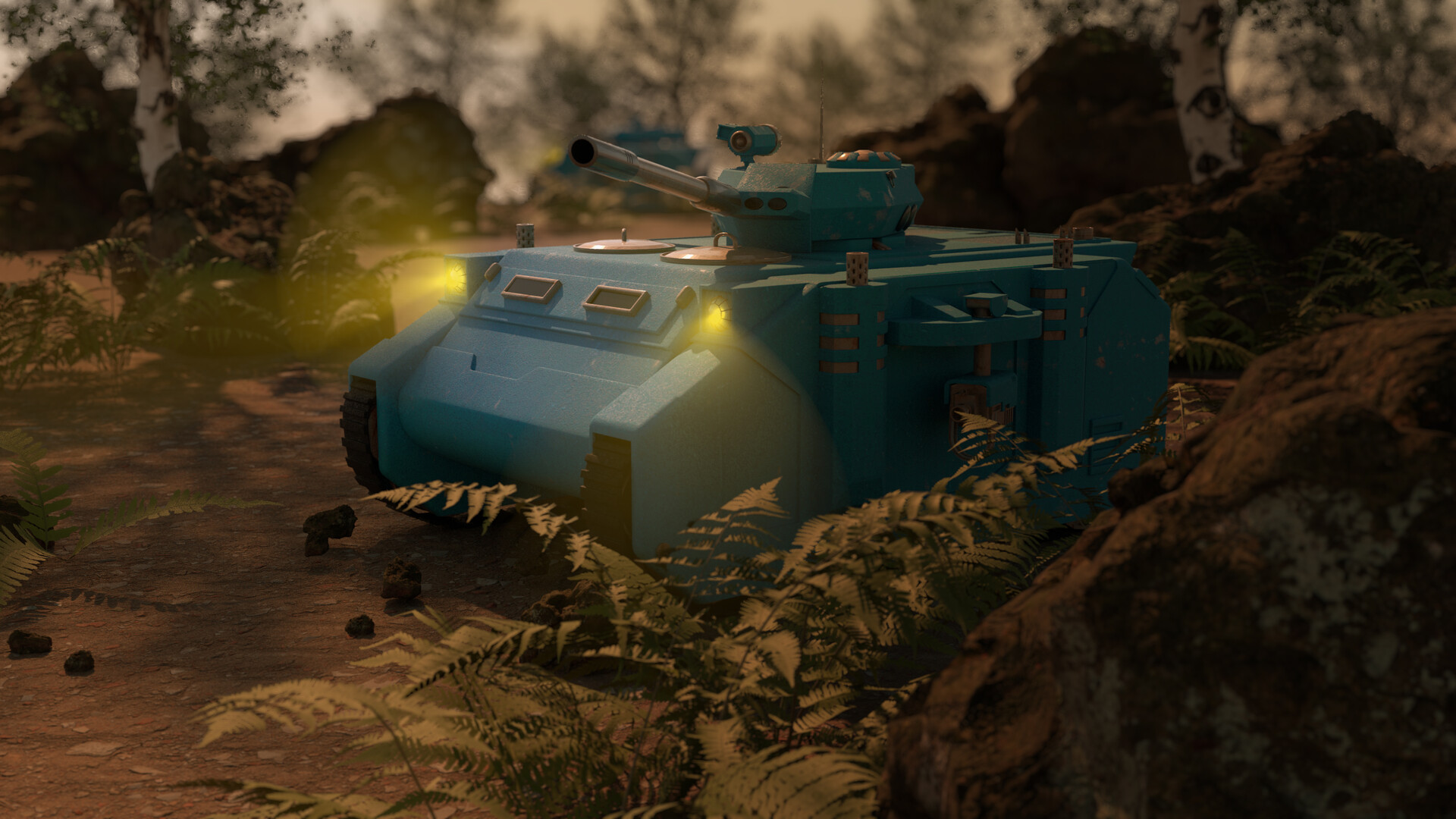 ArtStation - WARHAMMER 40.000 Predator / 3D