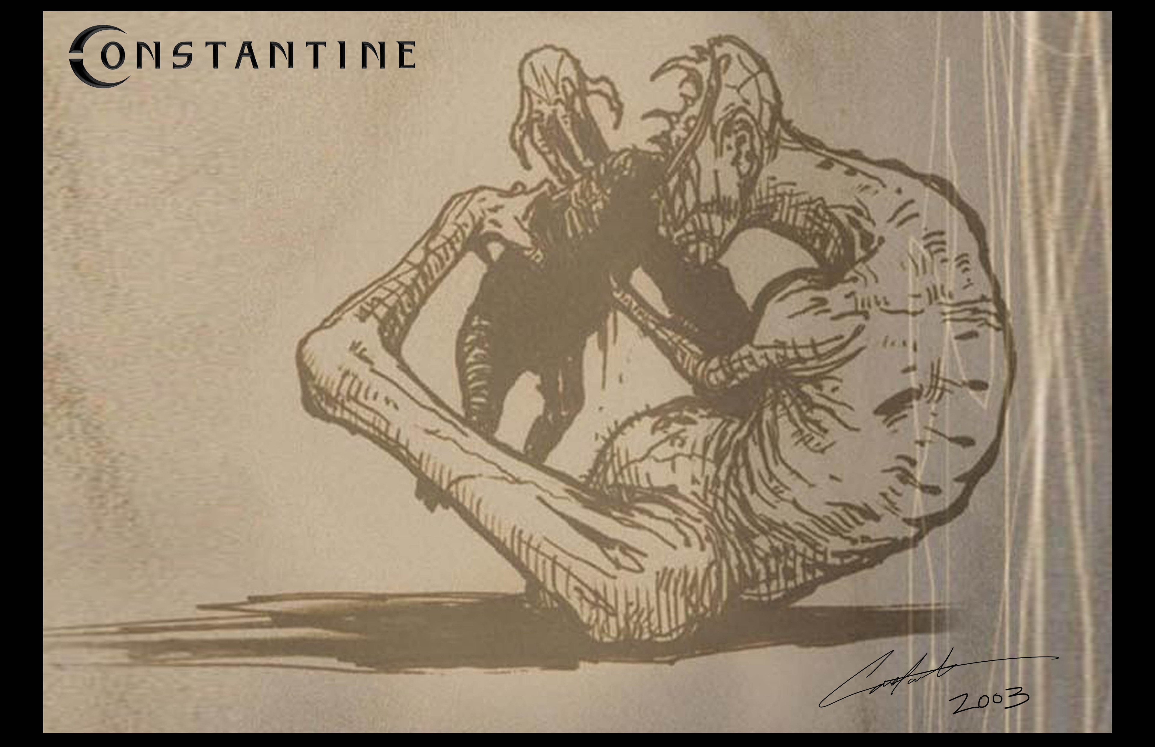 Constantine Sekeris - CONSTANTINE MOVIE 'early demon creature designs" 2003