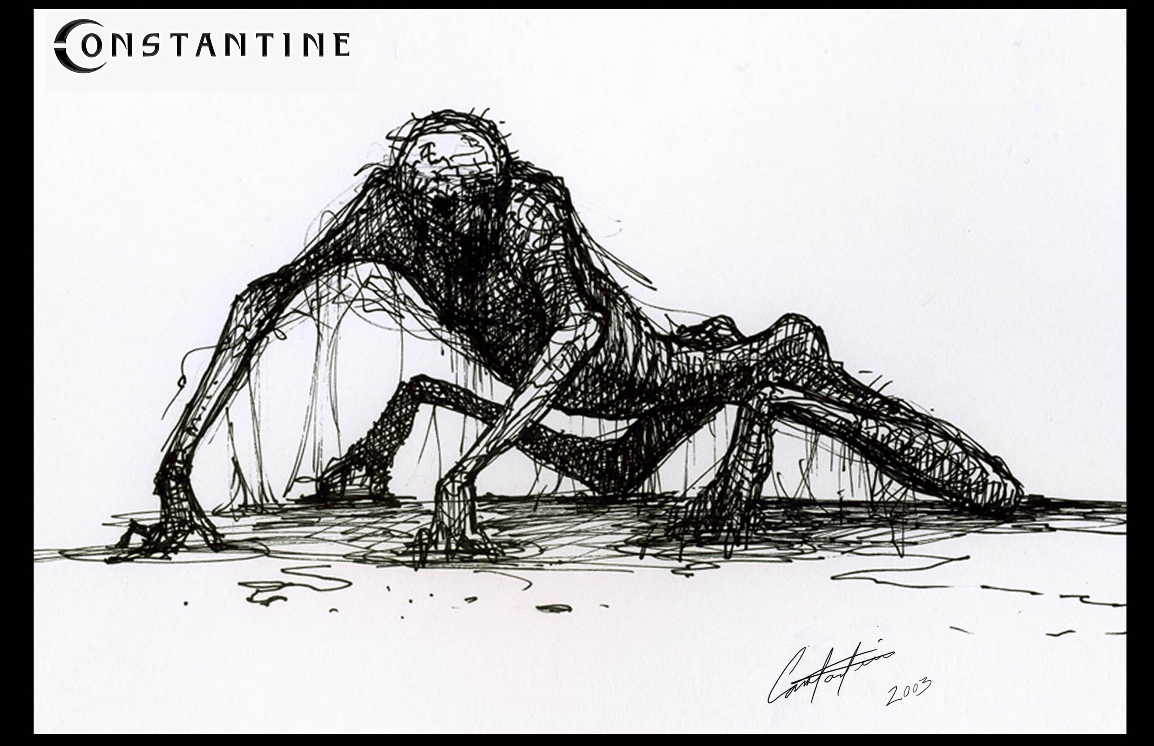Constantine Sekeris - CONSTANTINE MOVIE 'early demon creature designs" 2003