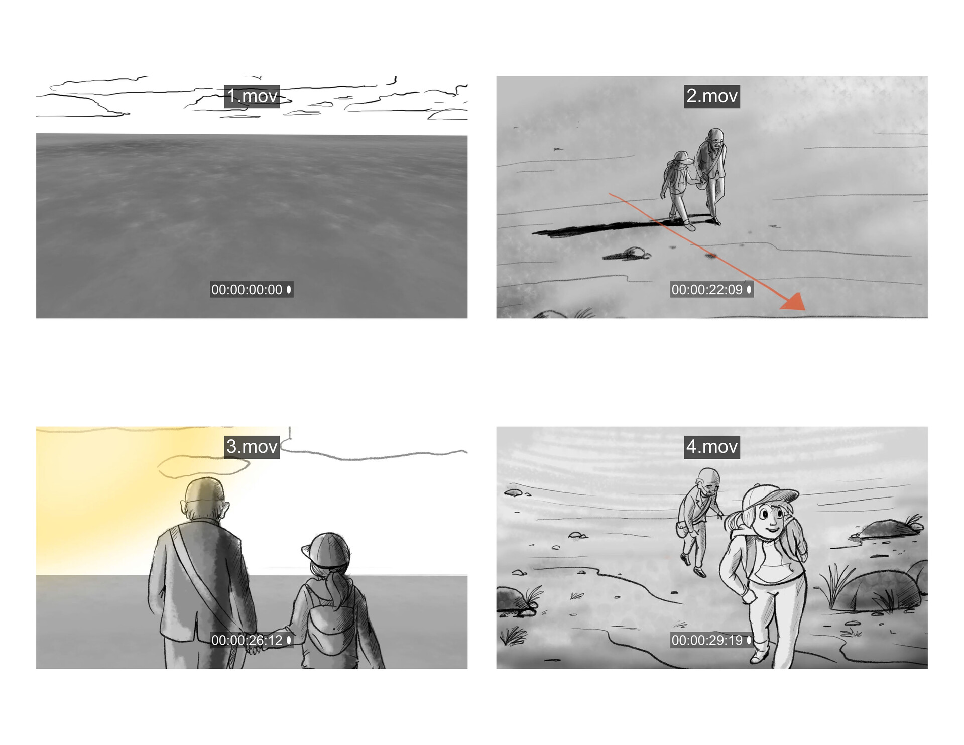 ArtStation - Green Grass Storyboard