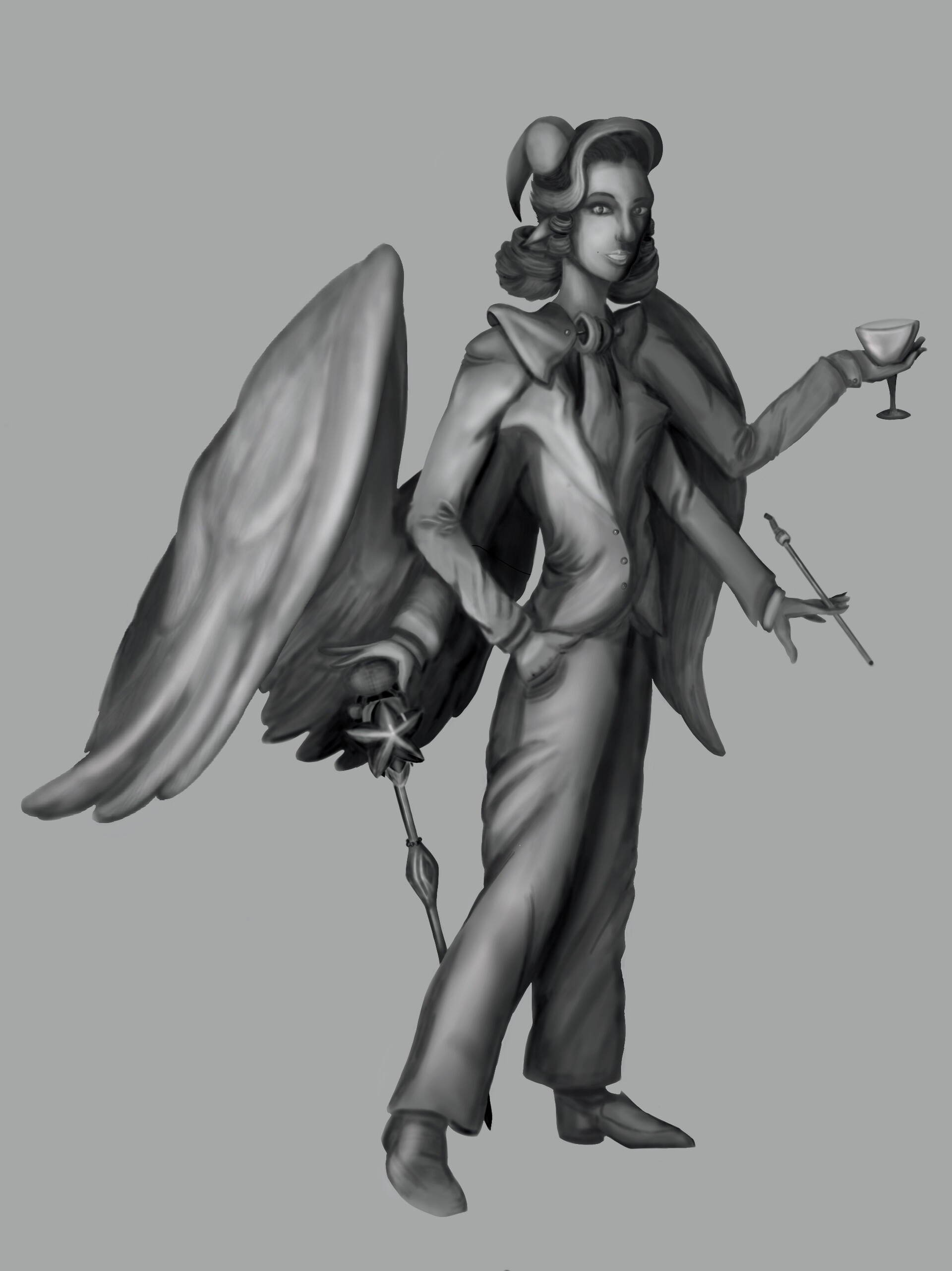 ArtStation - Character render: Ava the Alien Angel