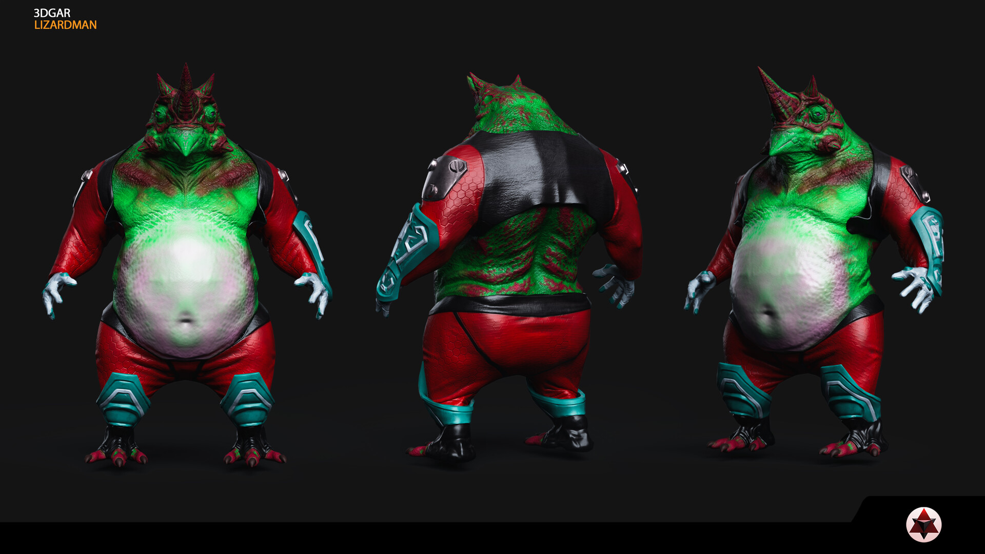 Edgar Arturo Dominguez - Lizardman Texture set
