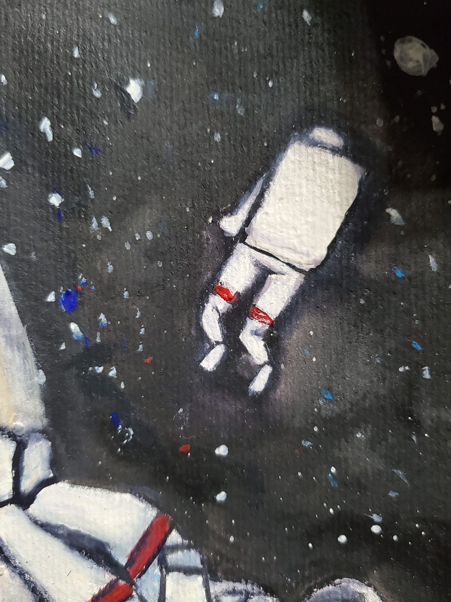 astronaut drowning