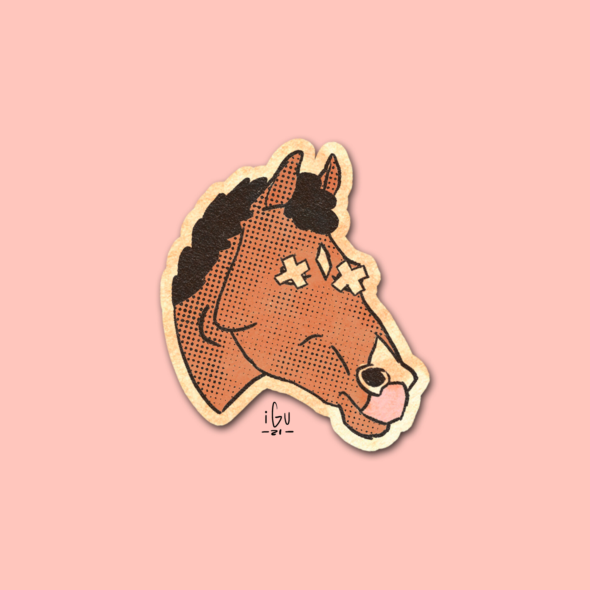 ArtStation - Bojack Horseman sticker