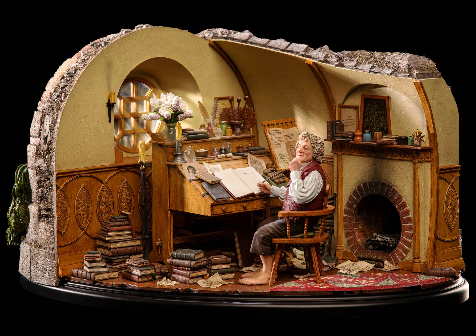 ArtStation - Bilbo at his desk.