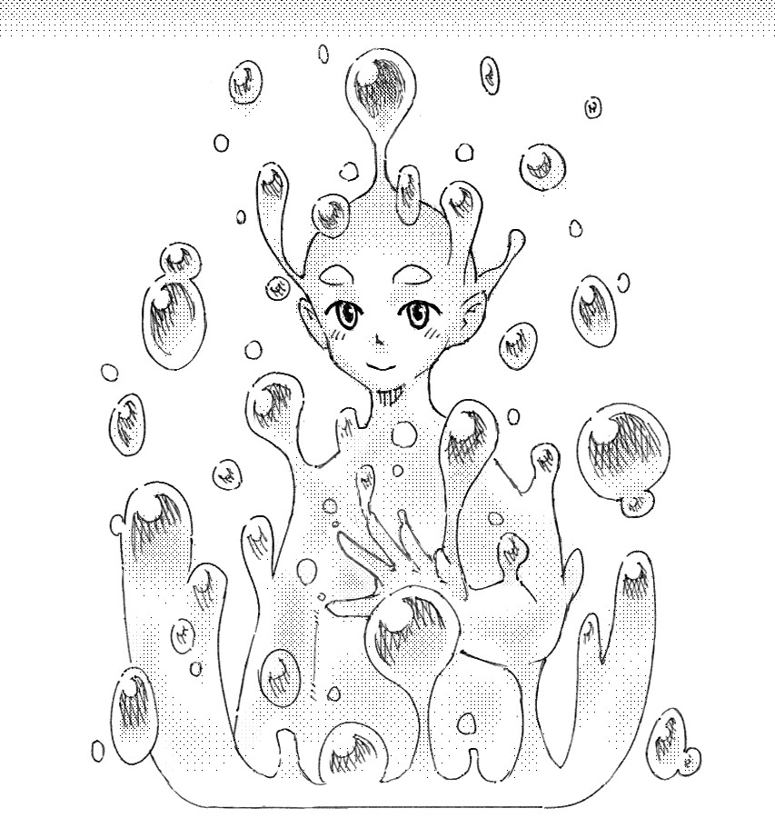 ArtStation - Water Spirit / 水の精