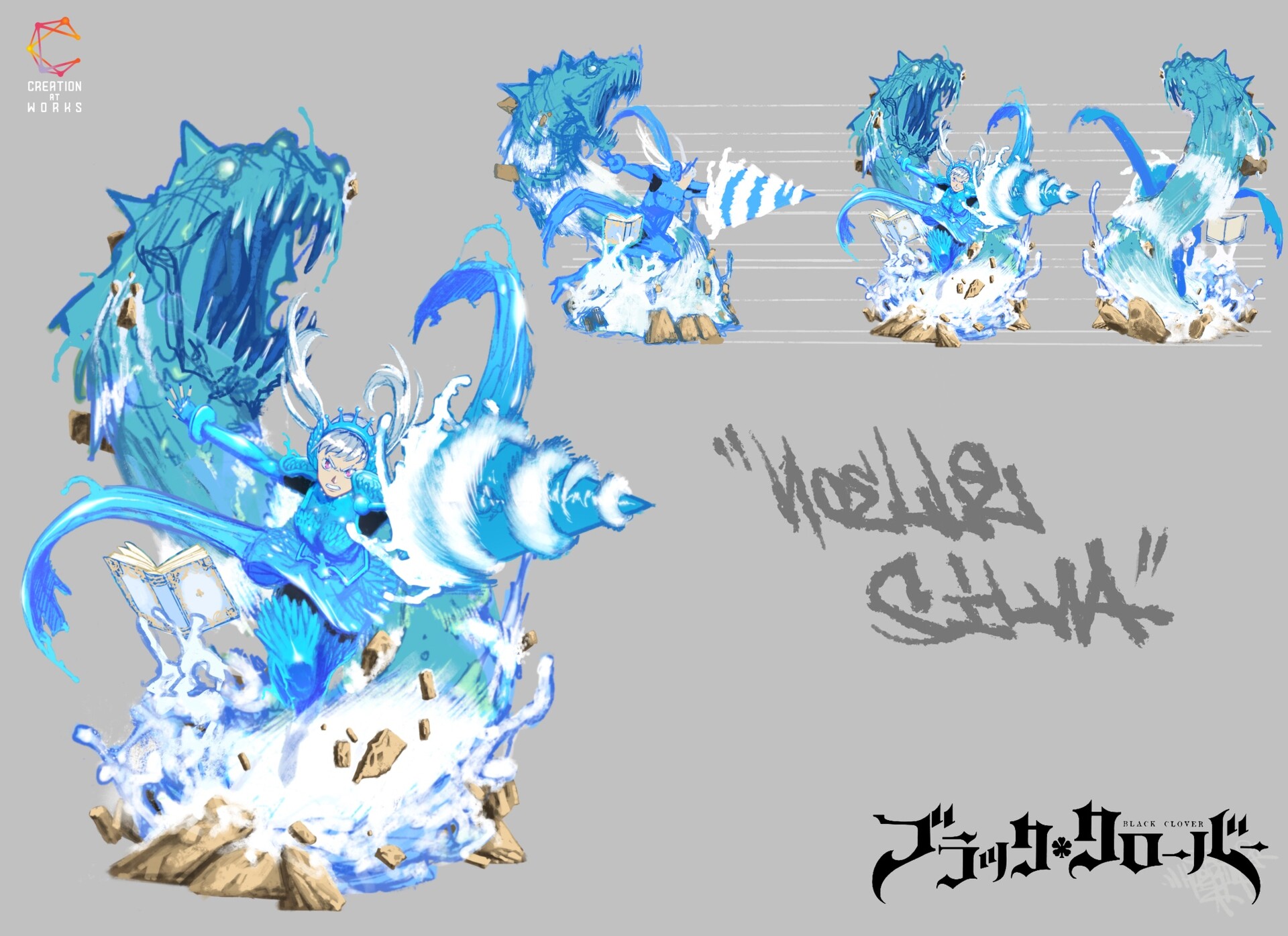 Andrew Huerta - BLACK CLOVER: Noelle Silva Concept Art