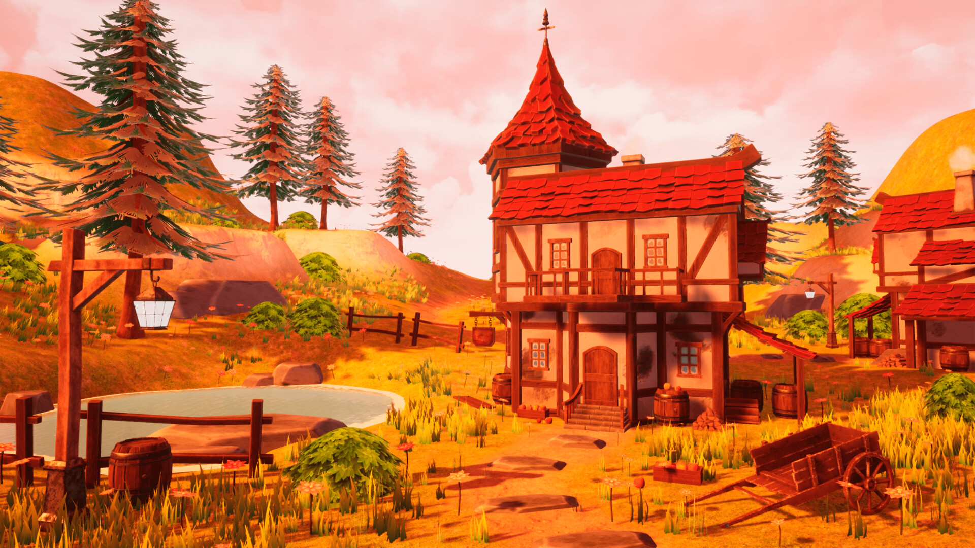 ArtStation - Medieval Stylized Scenery