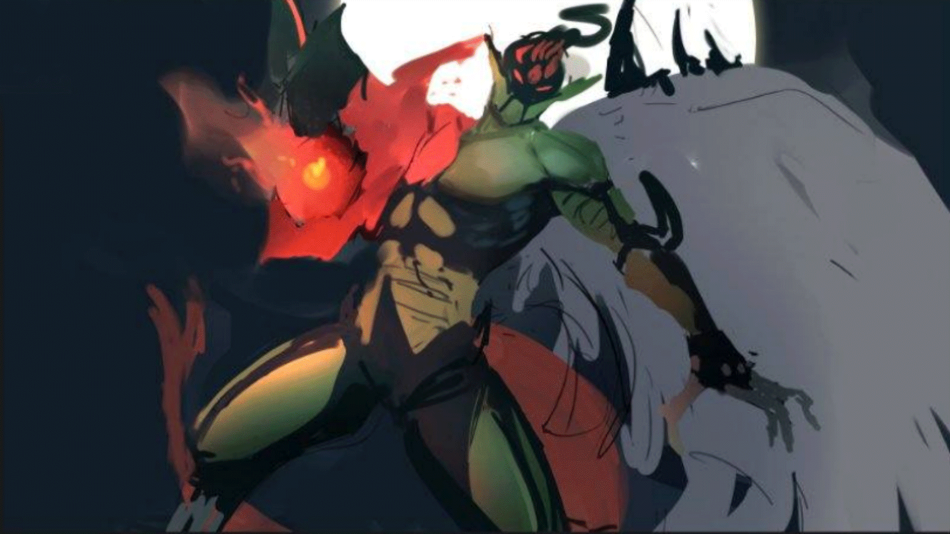 Elemental Hero Flame Wingman Wallpaper