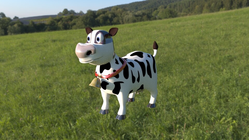 ArtStation - 3d cow model