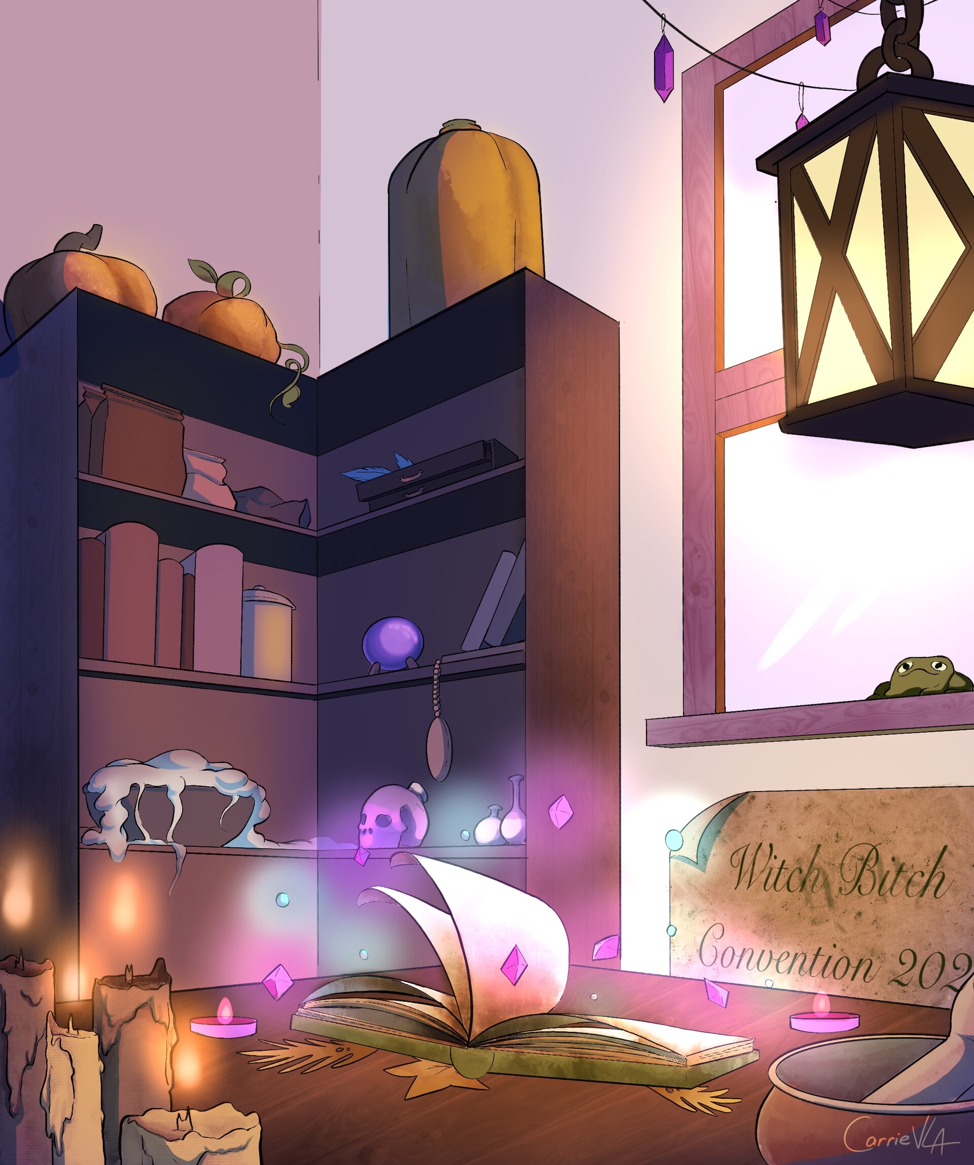 ArtStation - The Witch Corner Scene Practice