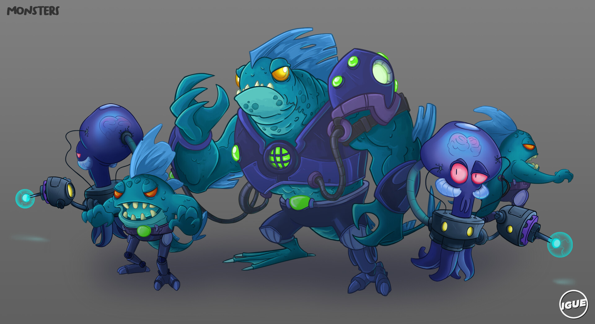 ArtStation - Monsters Character Design