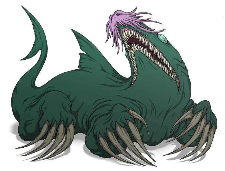 ArtStation - Digger / Mole shark (BIO-FEAR)