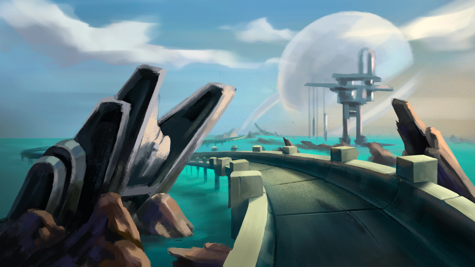 ArtStation - Water planet