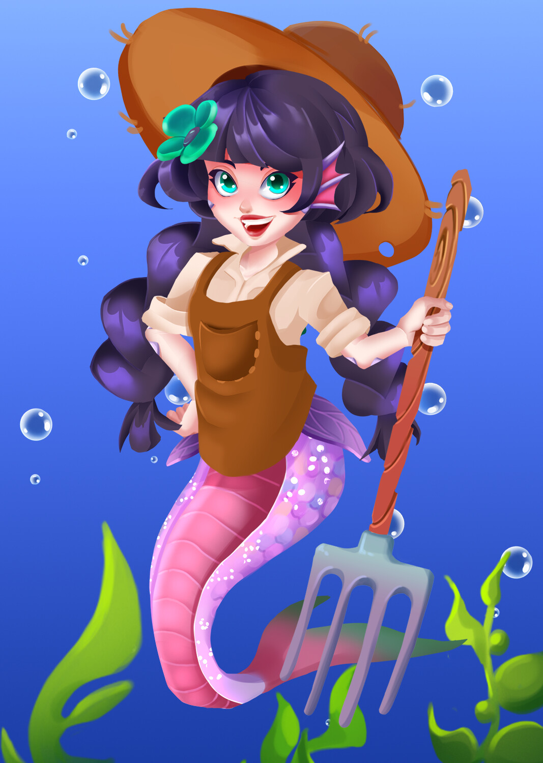 ArtStation - Mermaid farmer