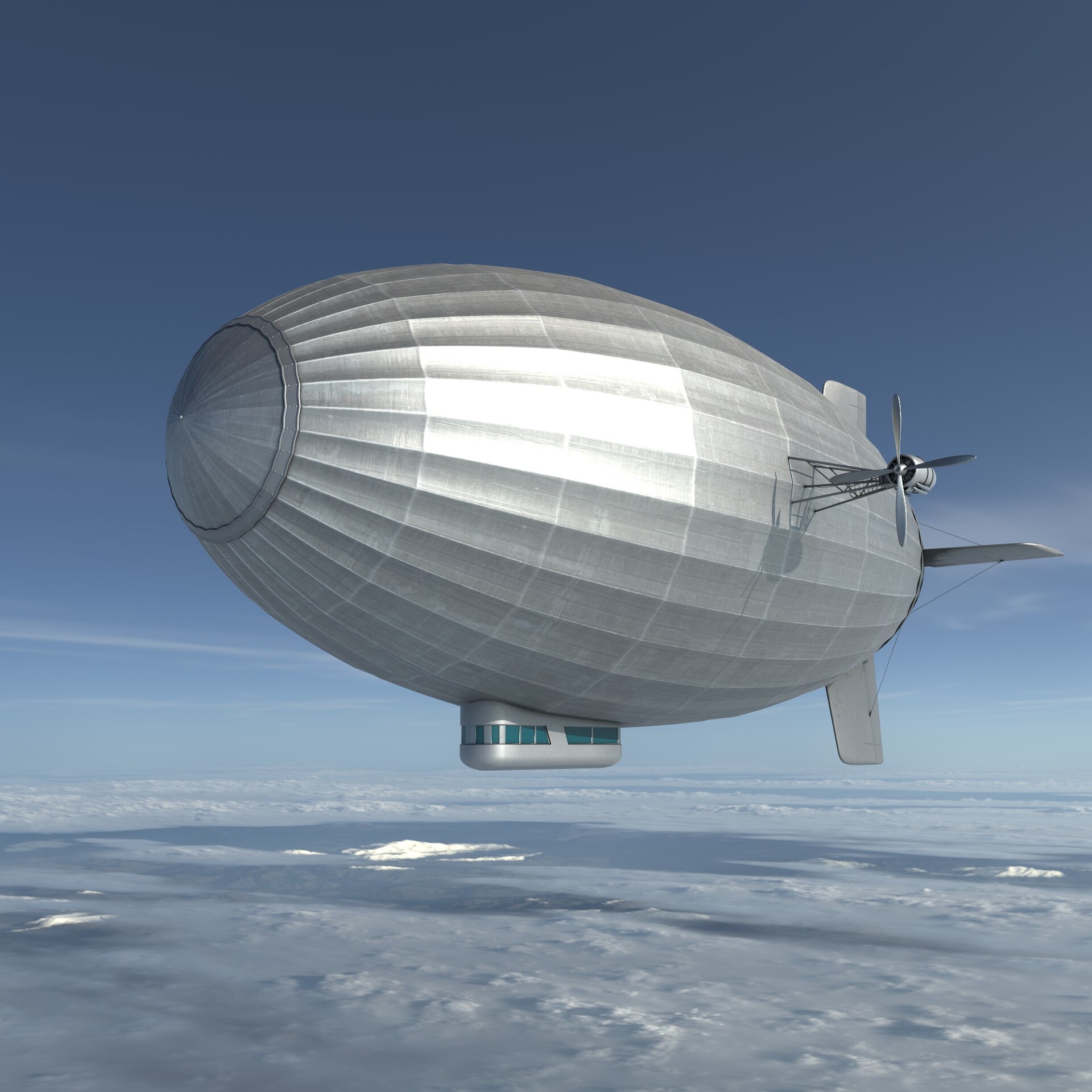 ArtStation - Airship Zeppelin Real-time