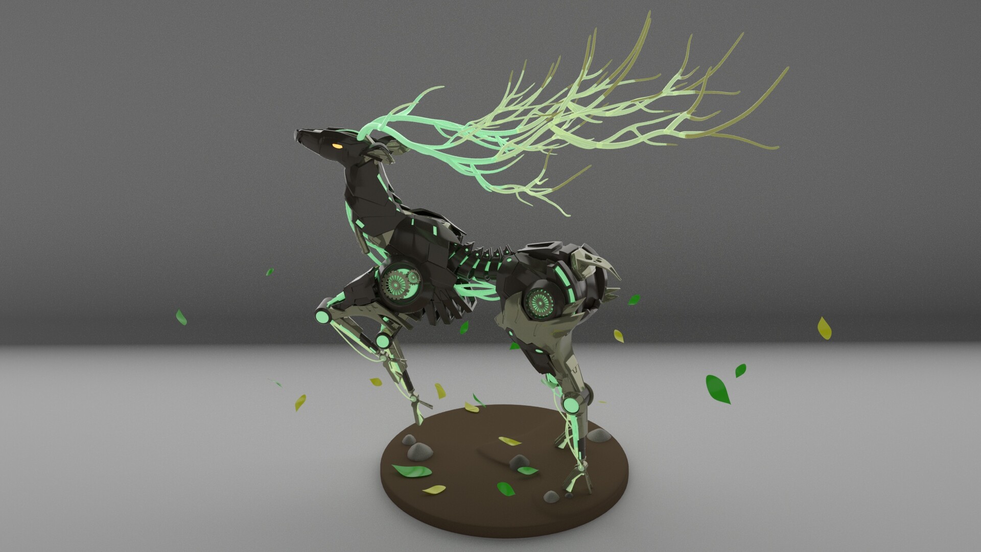 ArtStation - Silva - the robotic deer