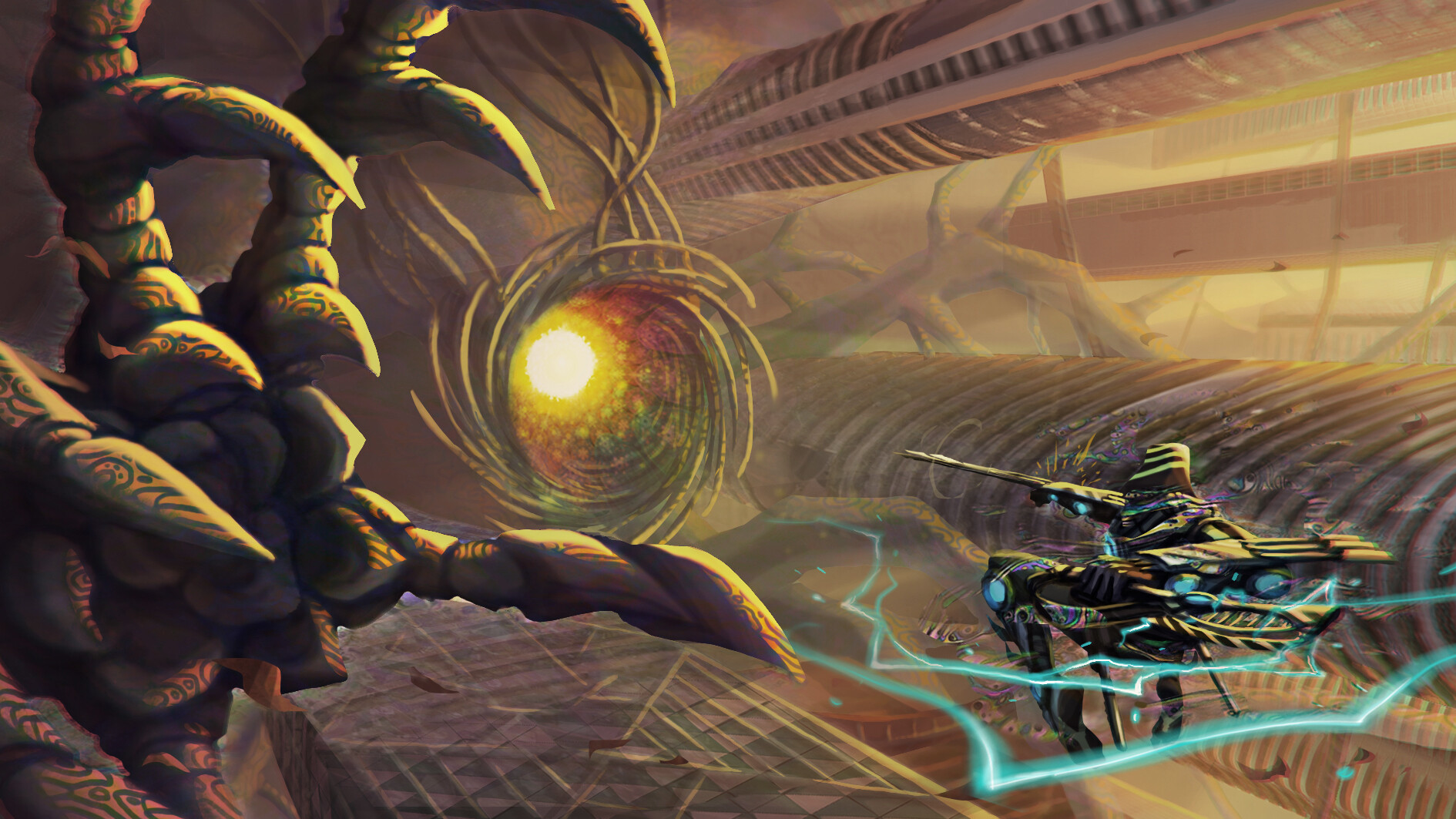 ArtStation - Final boss KeyShot Under-Mind