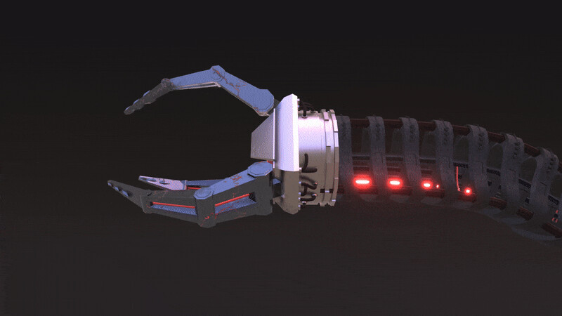 ArtStation - Mecha Hand (Dr. Octopus)