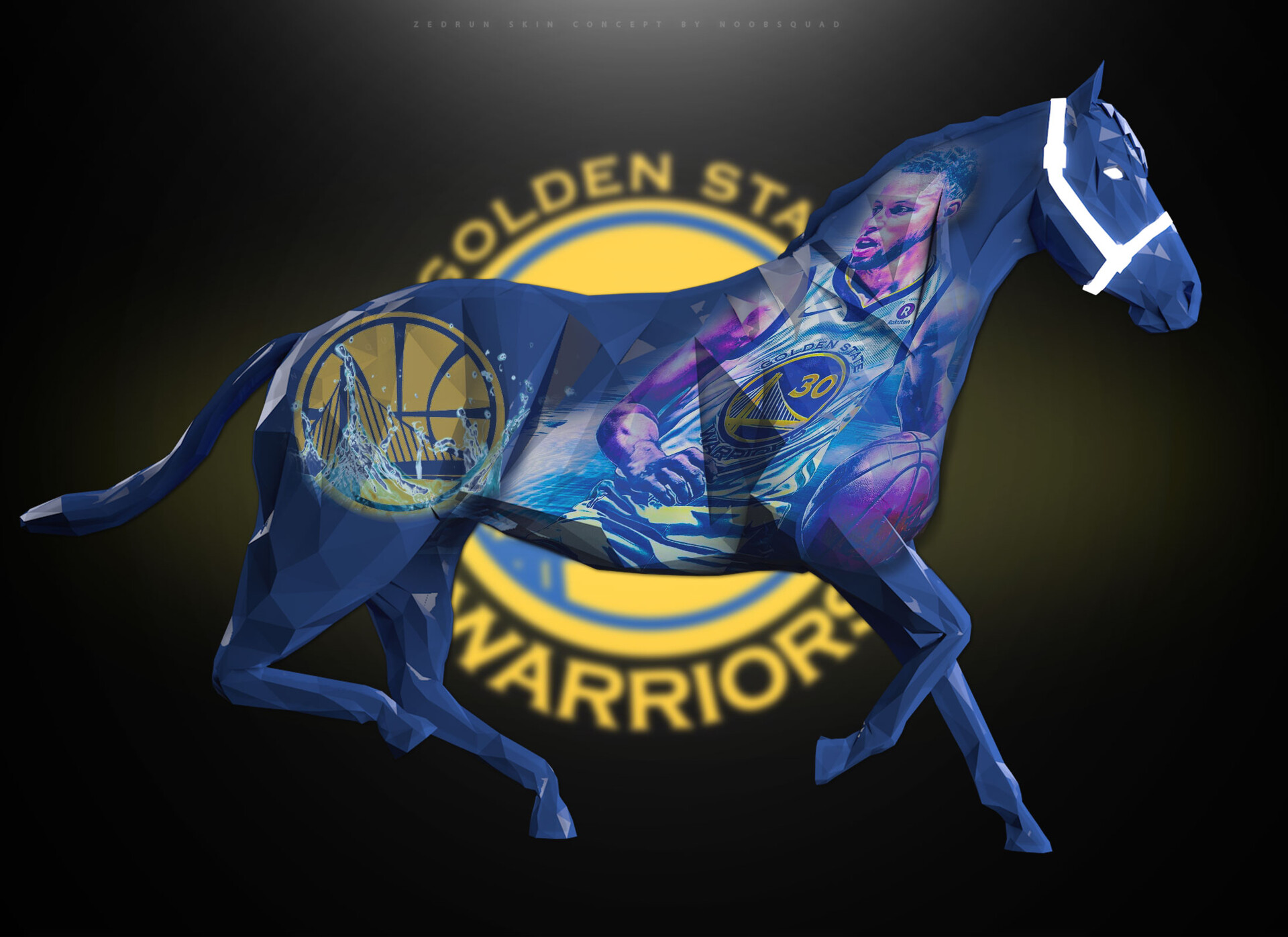 ArtStation - ZedRun x Steph Curry Skin Concept