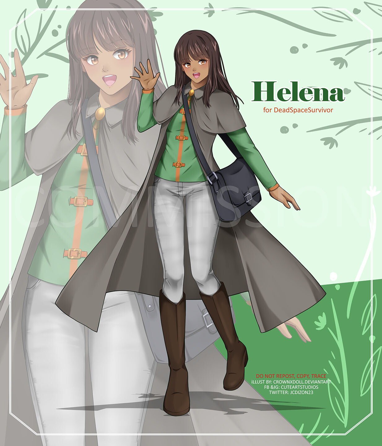 ArtStation - comm: Helena n Mal