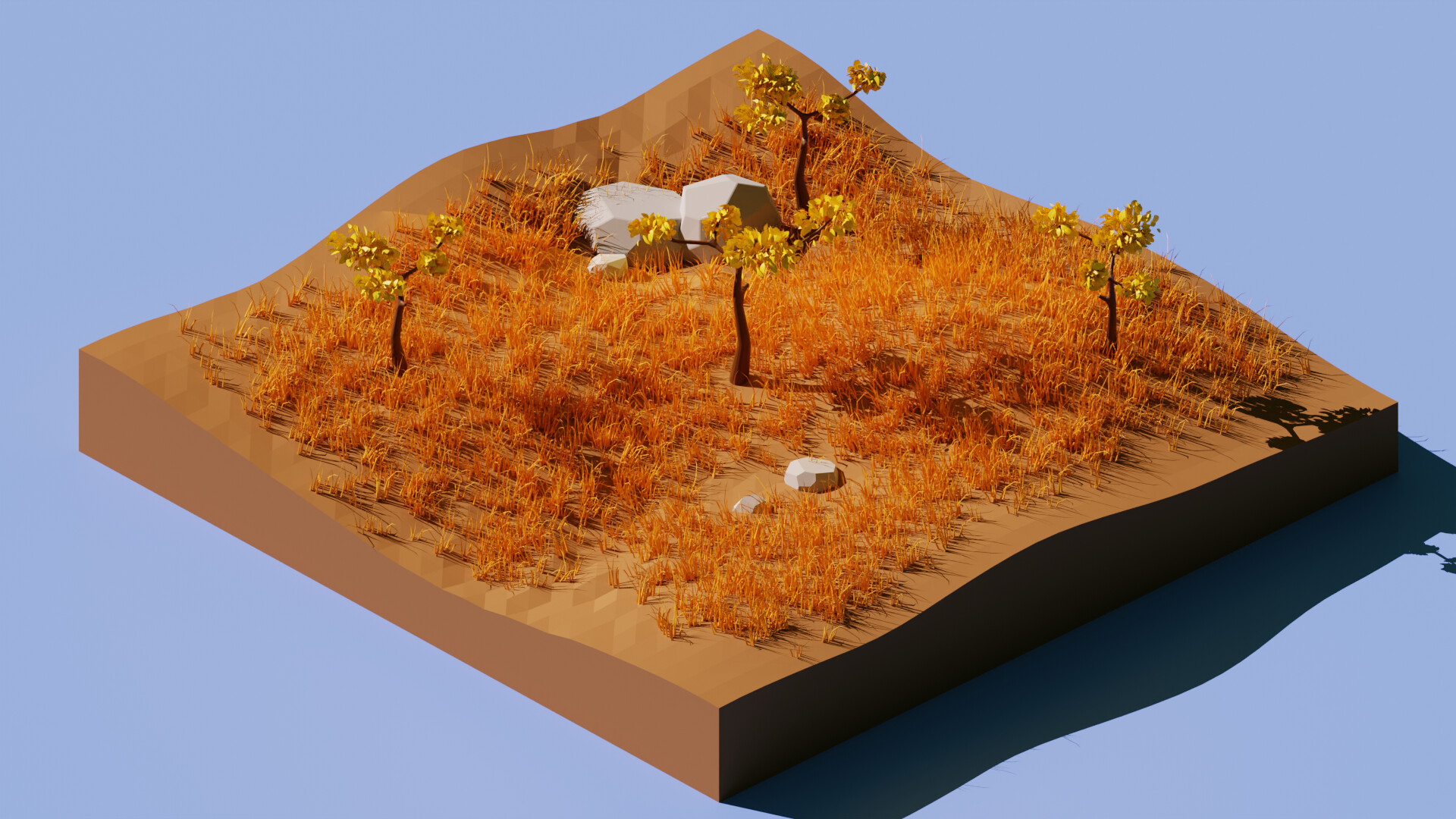 ArtStation - low poly environment