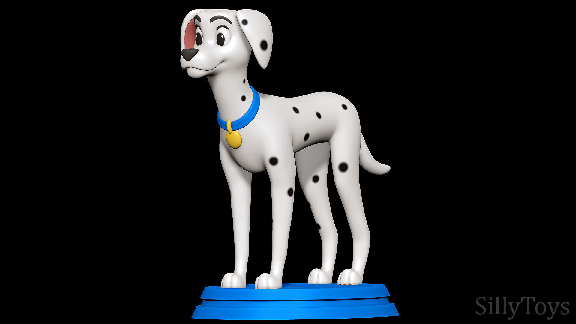 Artstation Perdita 101 Dalmatians 3d Print Model