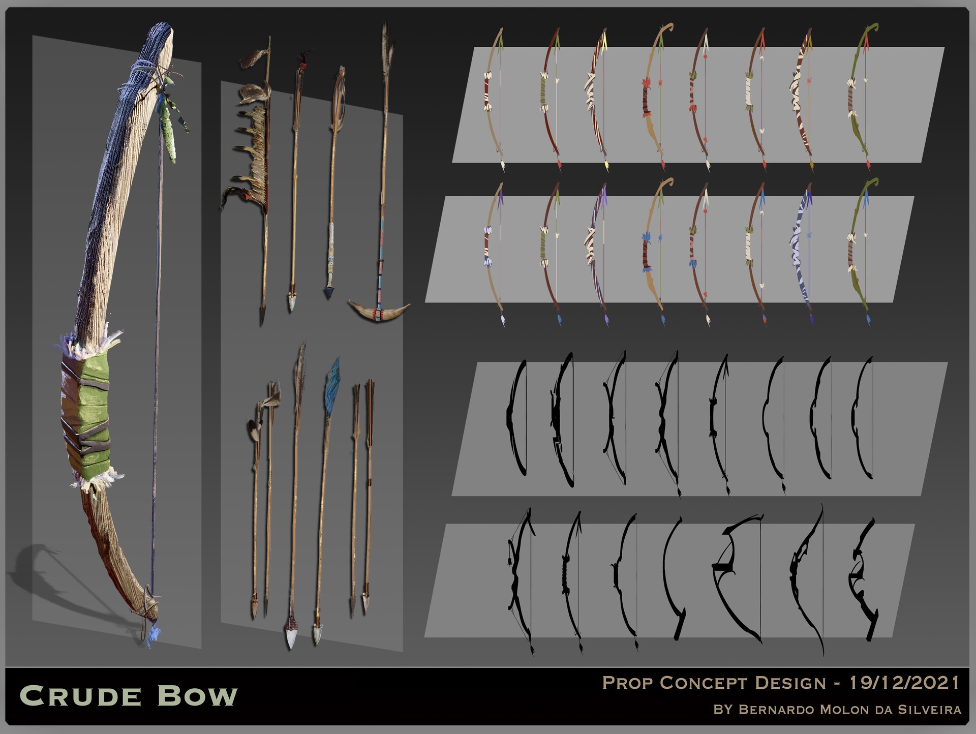 ArtStation - Crude Bow - Prop Design