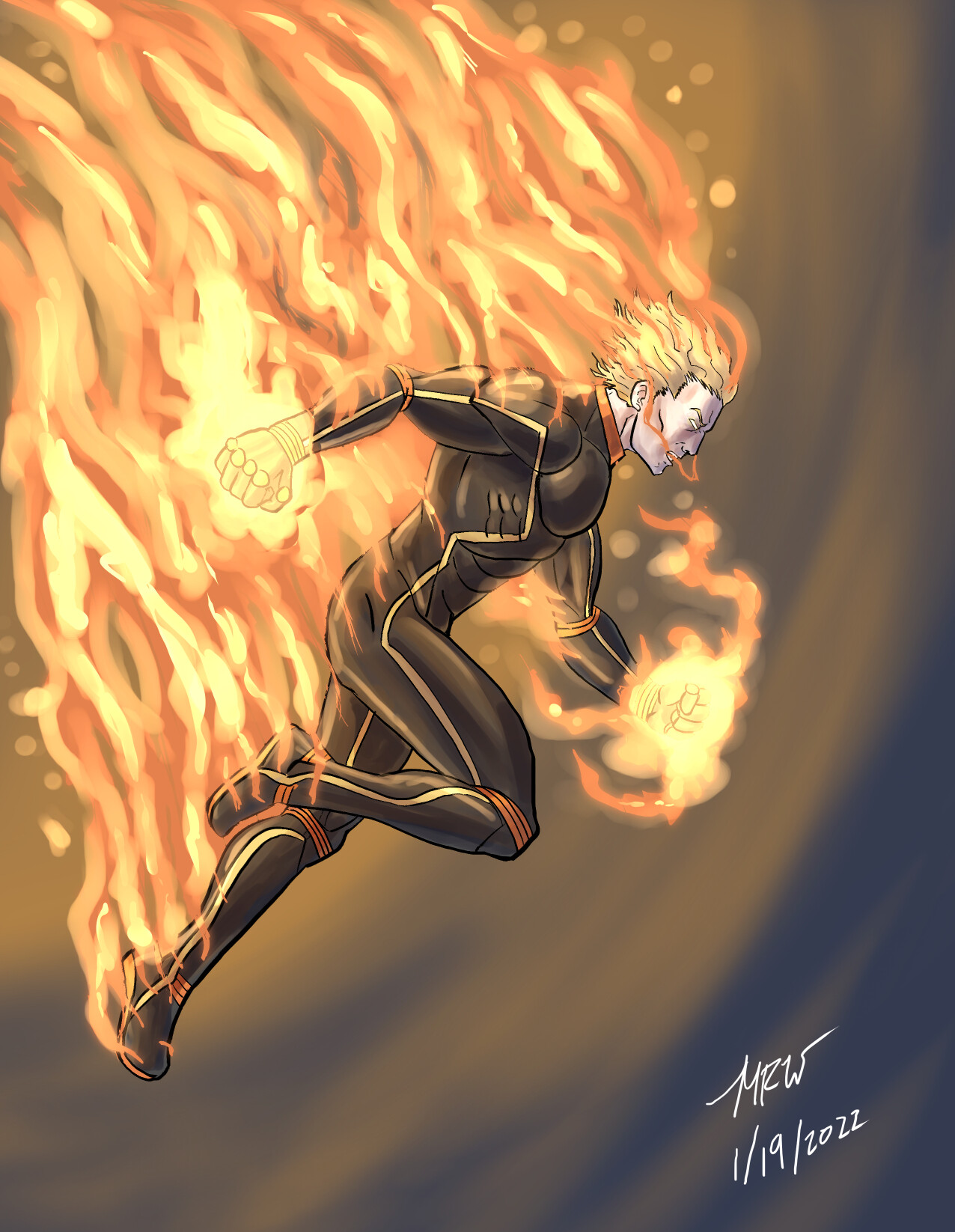 ArtStation - Burst Into Flames