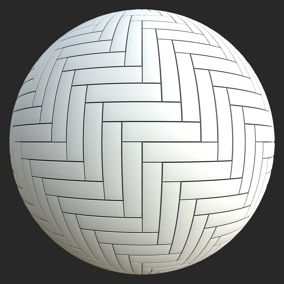 TextureCan - Black and White Herringbone Tiles