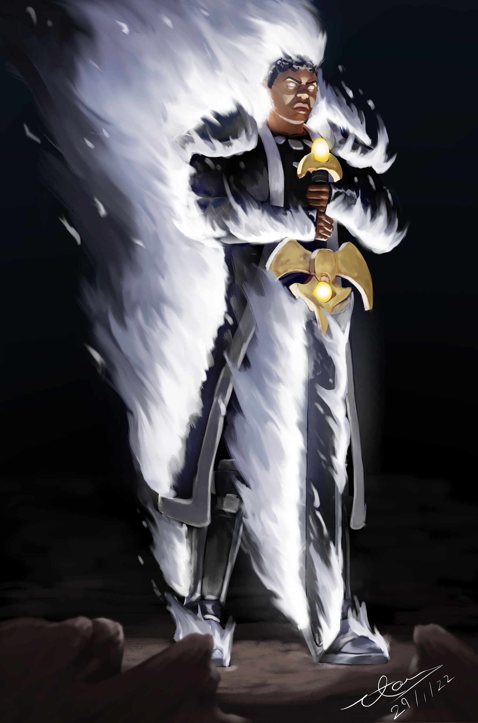 ArtStation - White Flames Commission