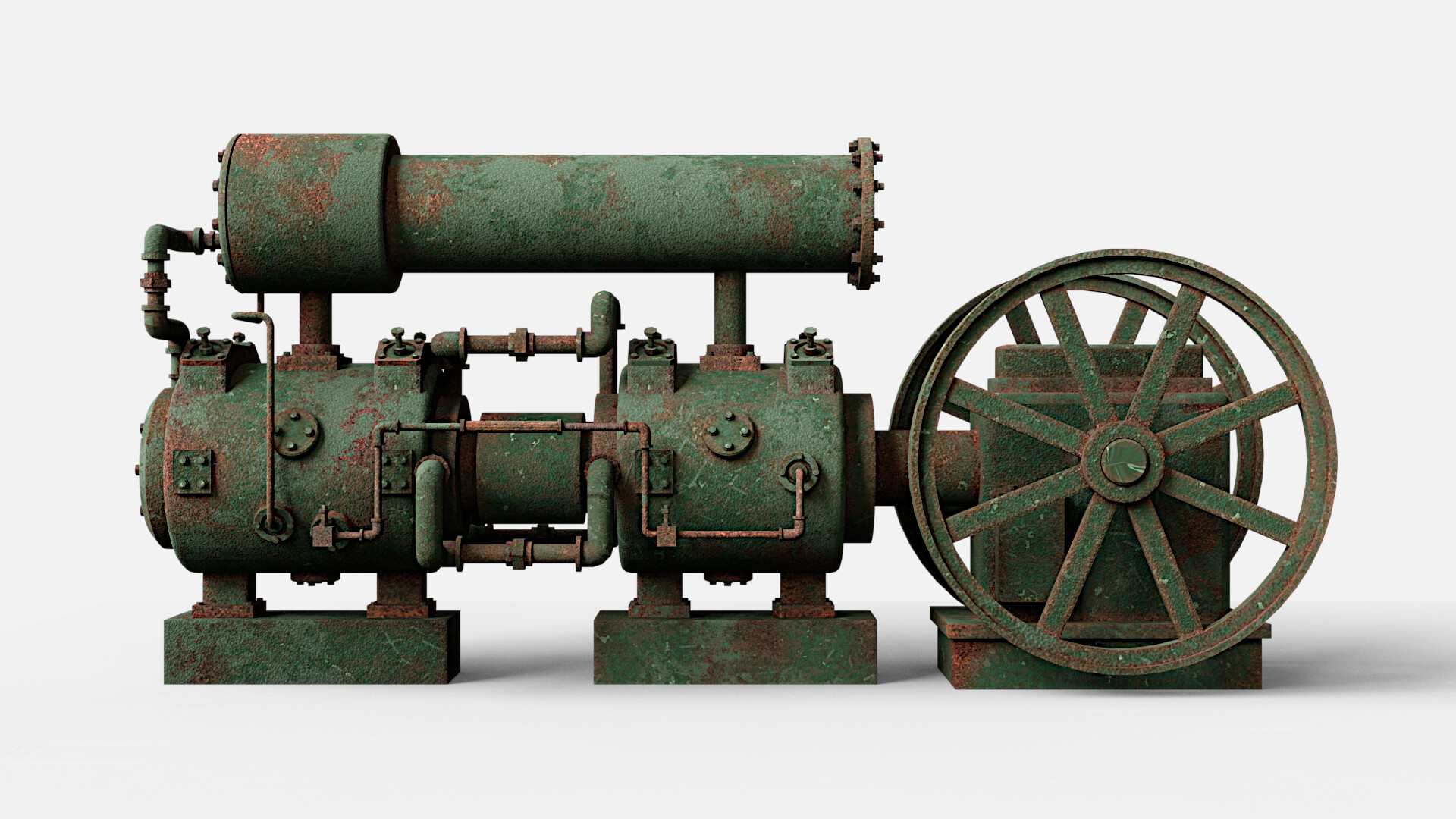 ArtStation - Old air compressor