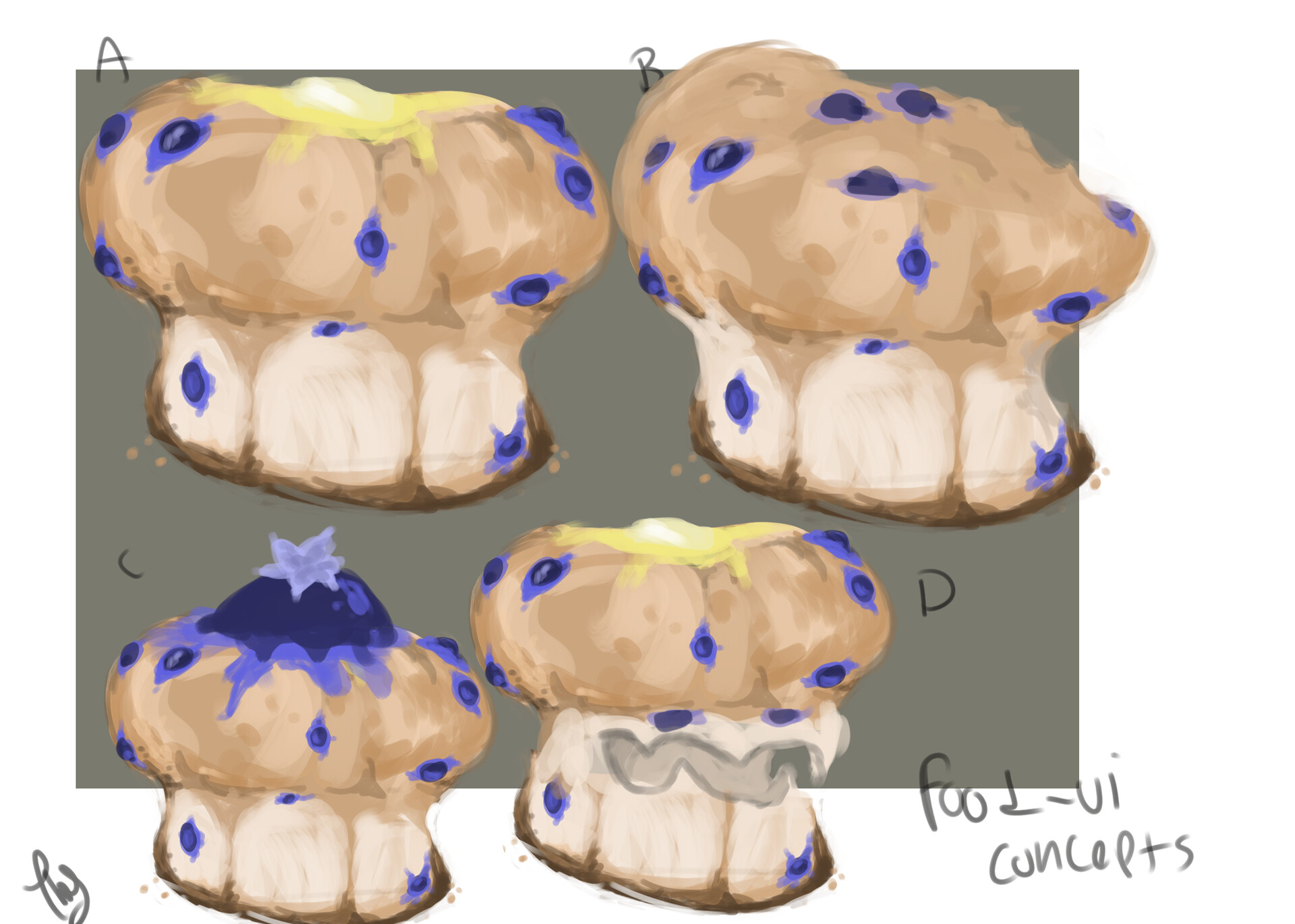 ArtStation - Stylized Food Sketches