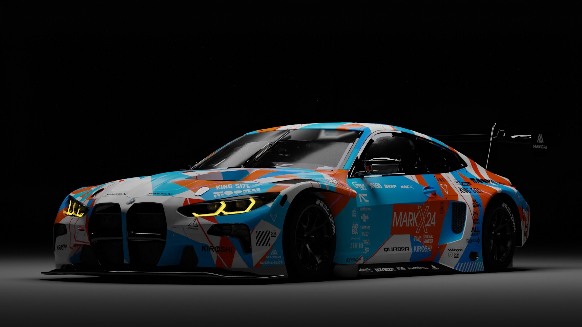 ArtStation - BMW M4 GT3 Cyberpunk 2077 Mark 24 livery