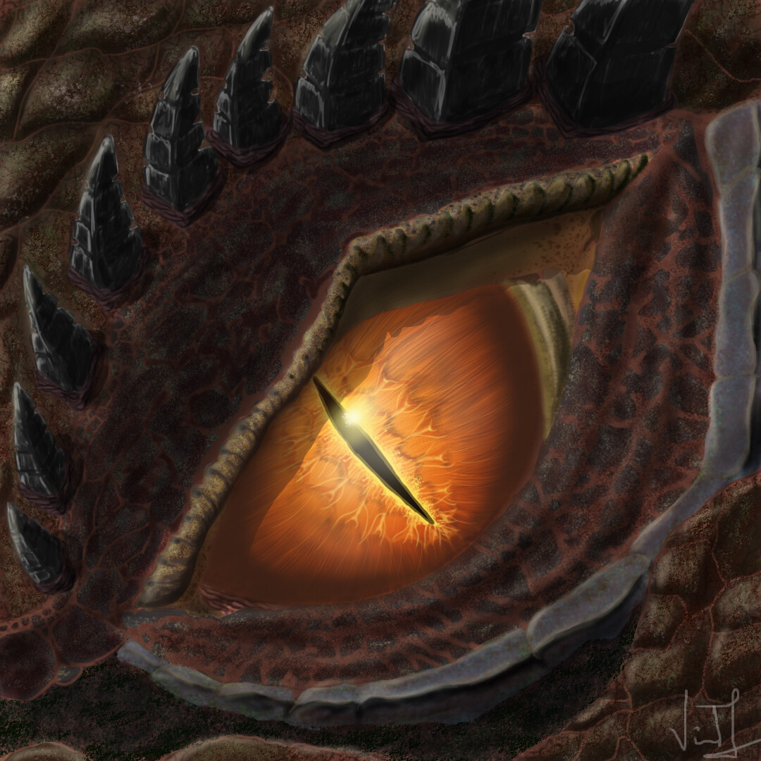 ArtStation - In the eye of a dragon