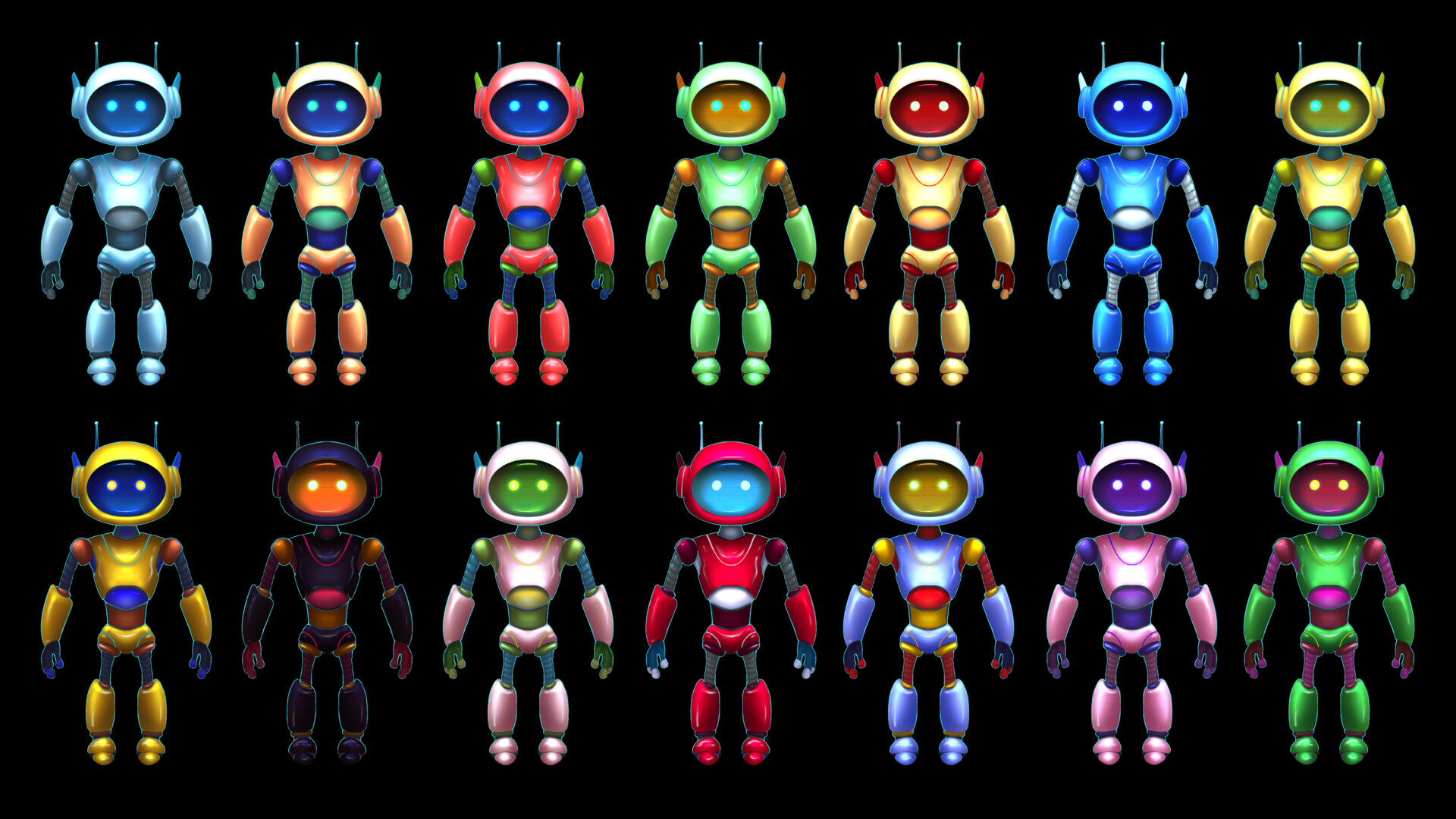 Kara Mendez - Robot - Concept & Color Exploration