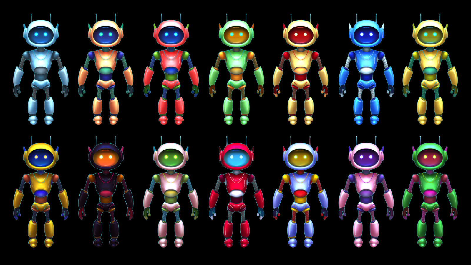 Kara Mendez - Robot - Concept & Color Exploration