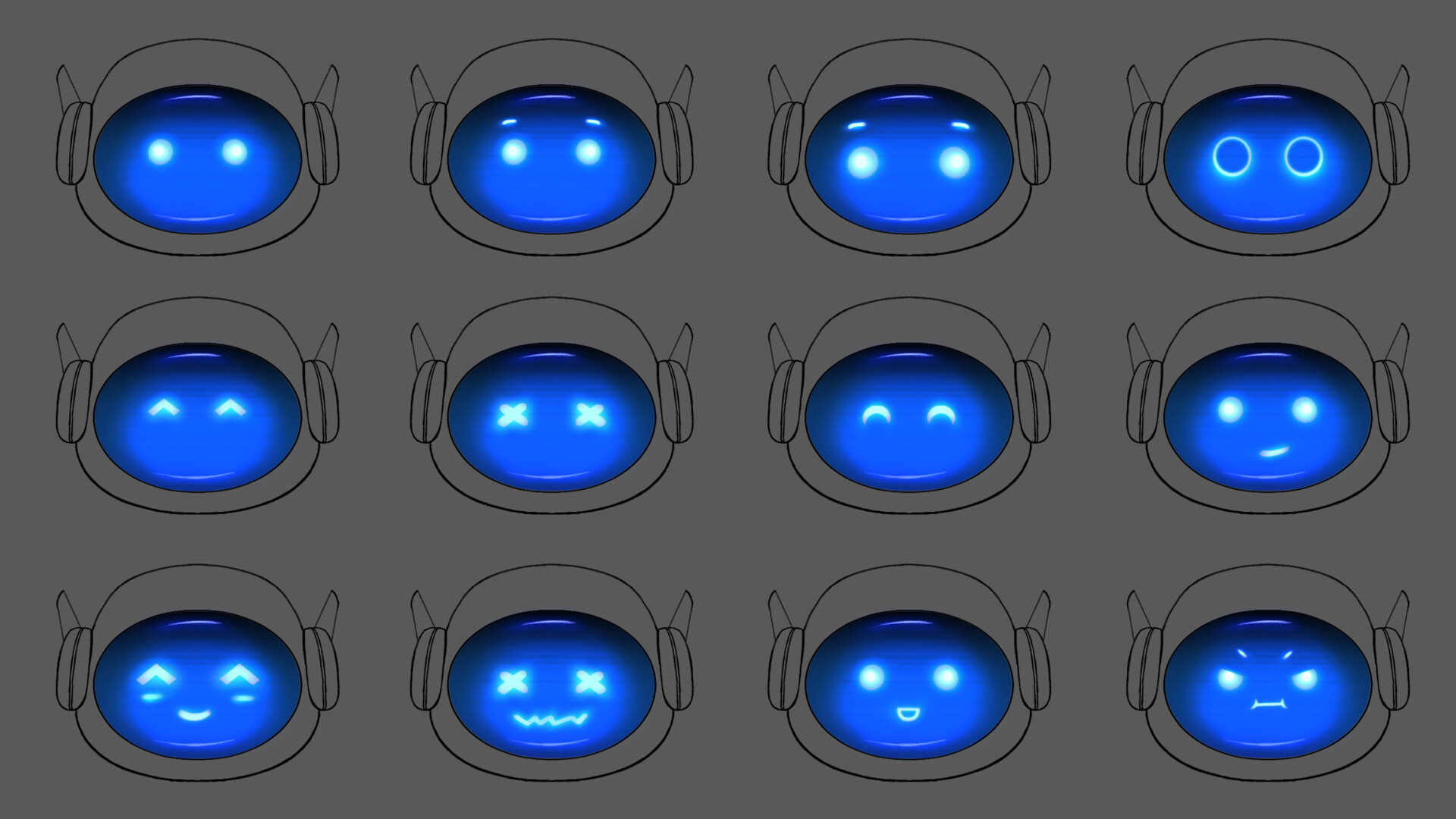 Kara Mendez - Robot - Concept & Color Exploration