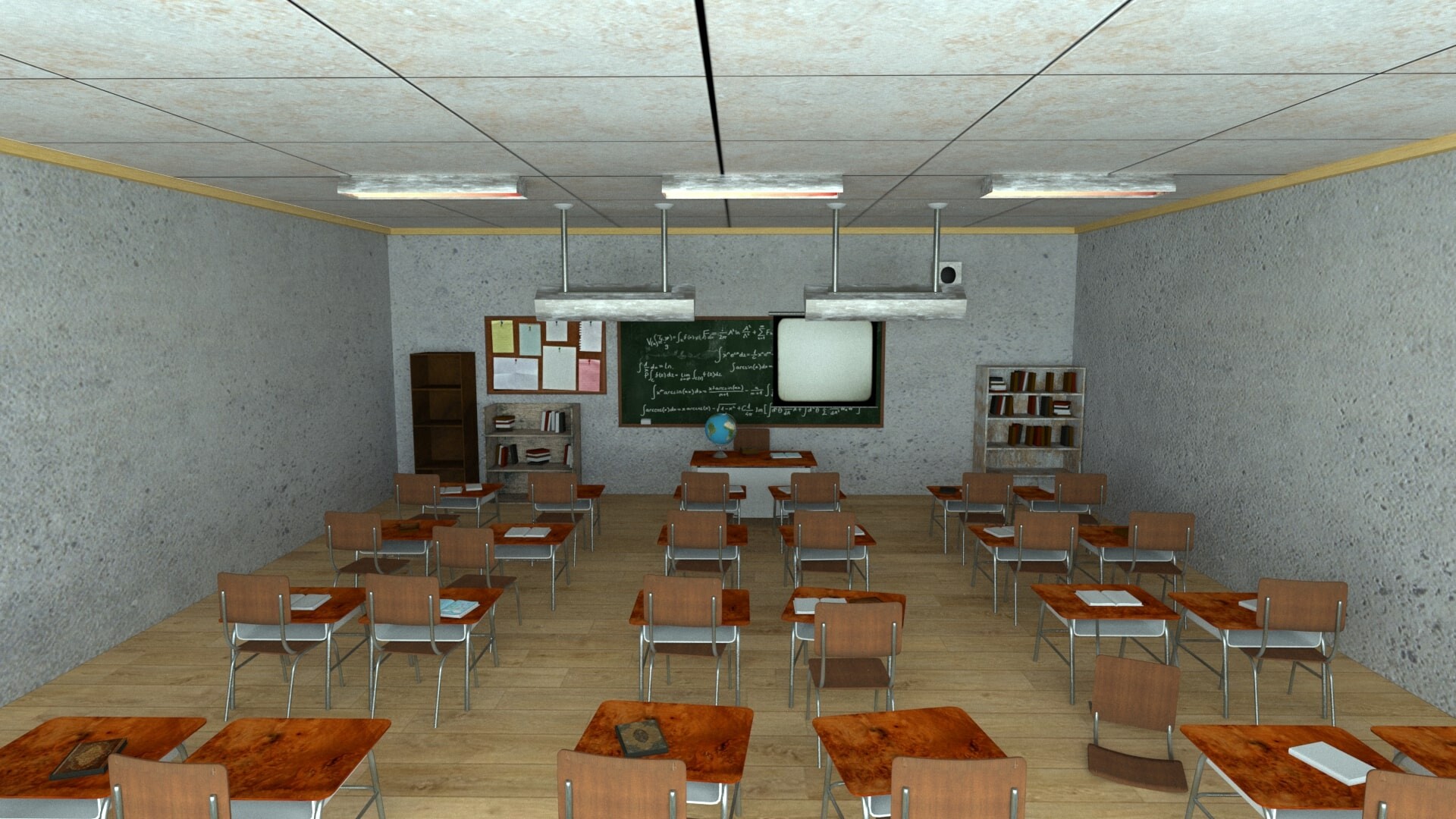 ArtStation - 3D class room