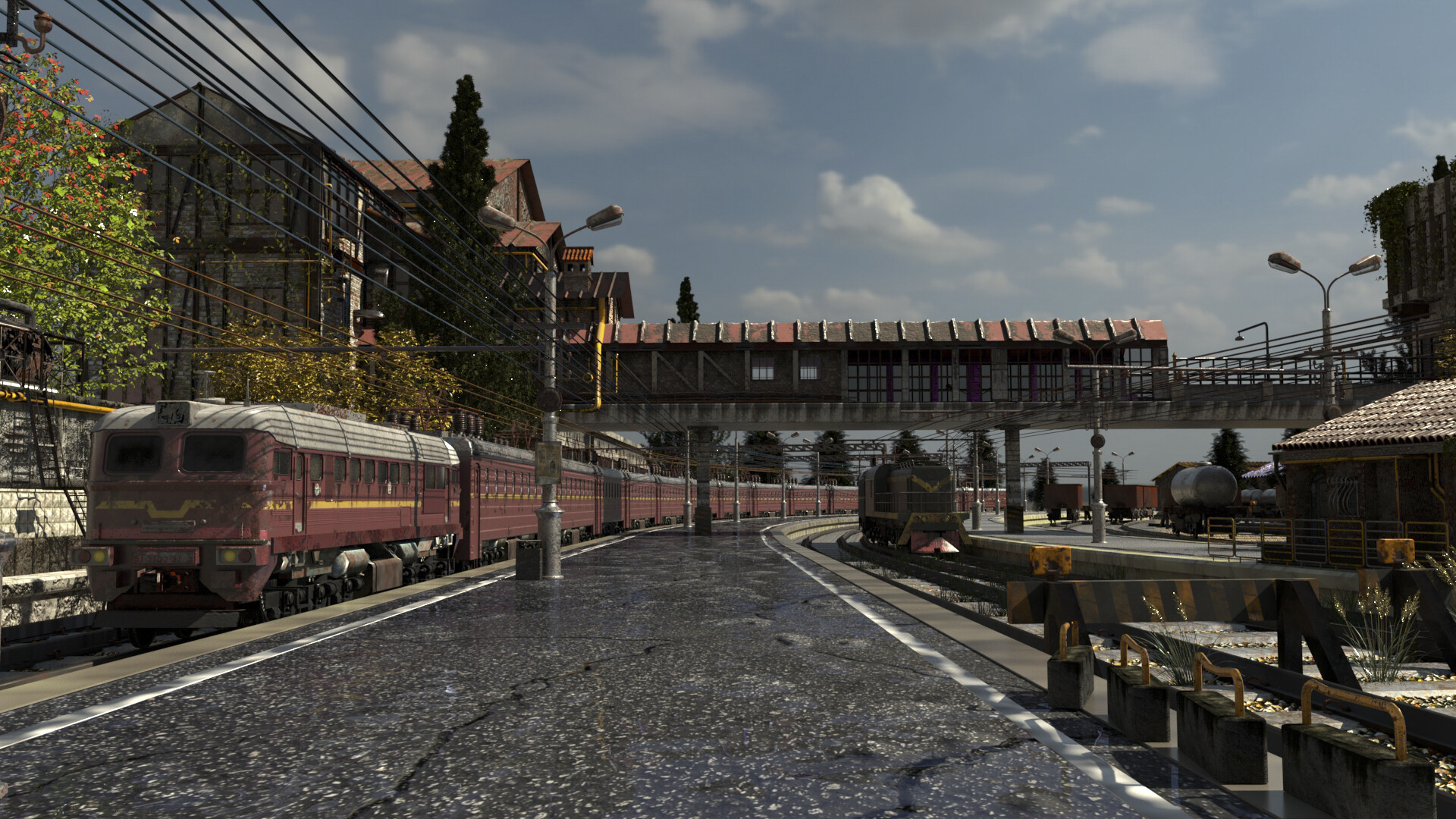 ArtStation - Railway Station