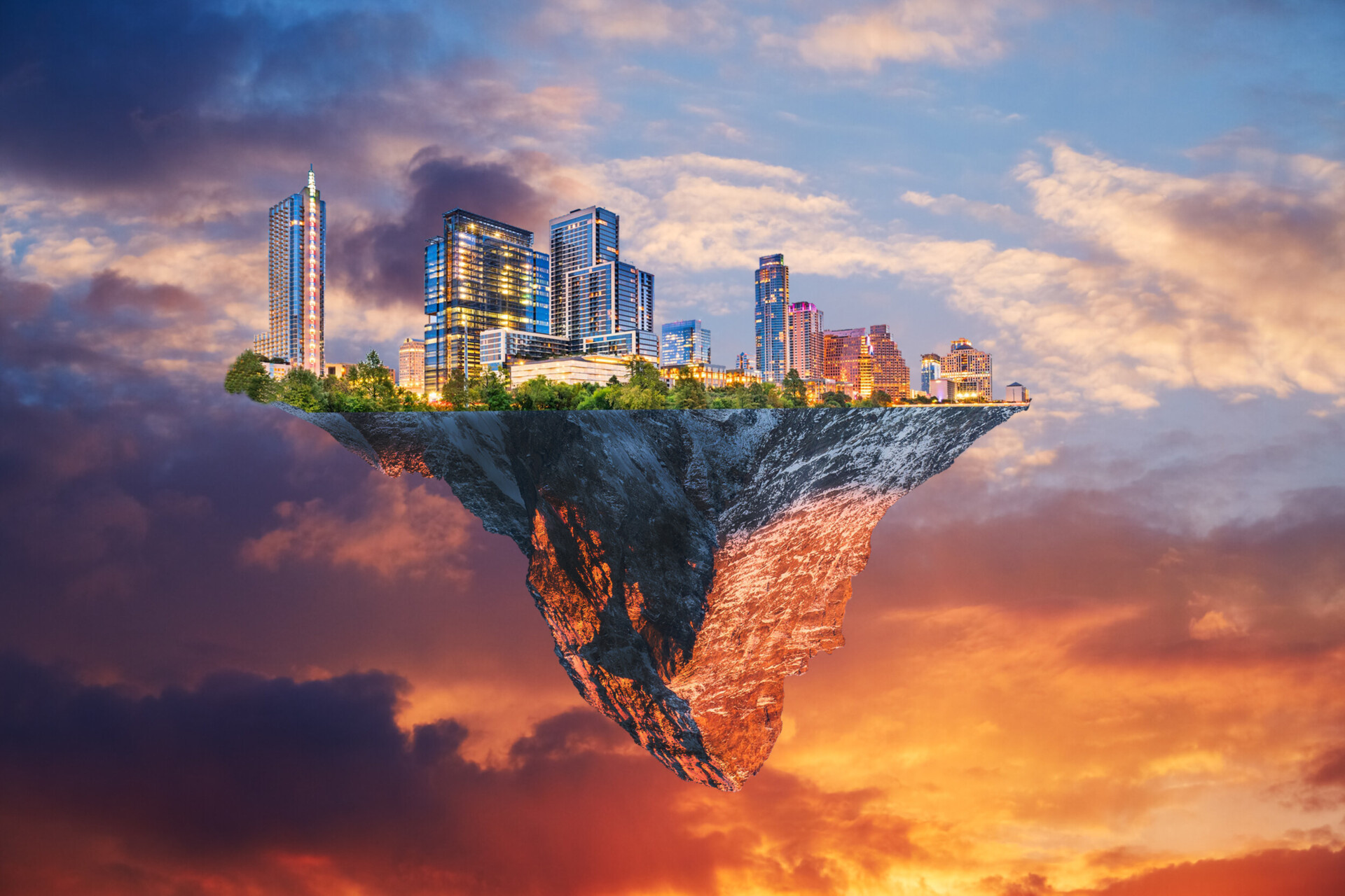 ArtStation - floating island