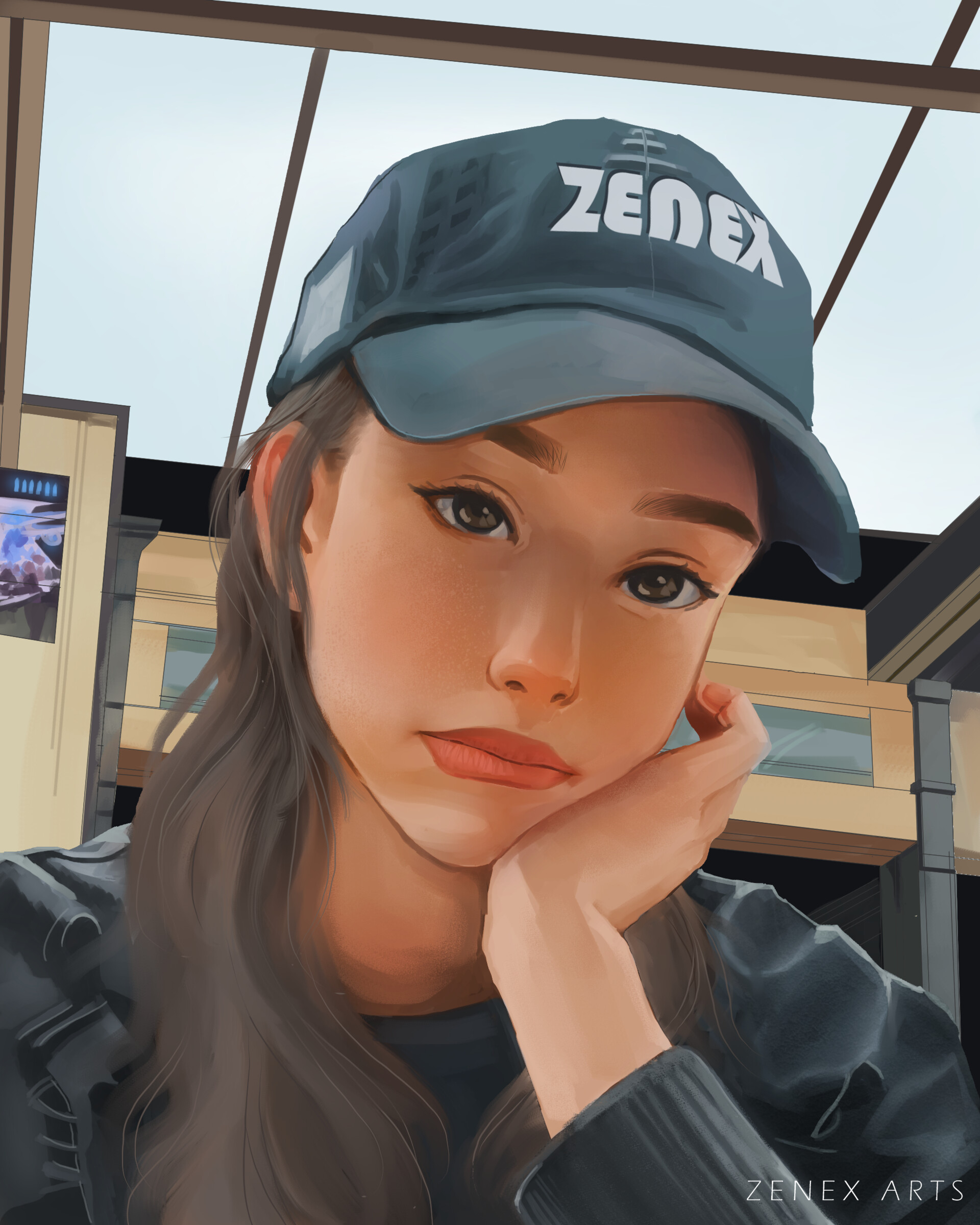 ArtStation - Cap with a Girl